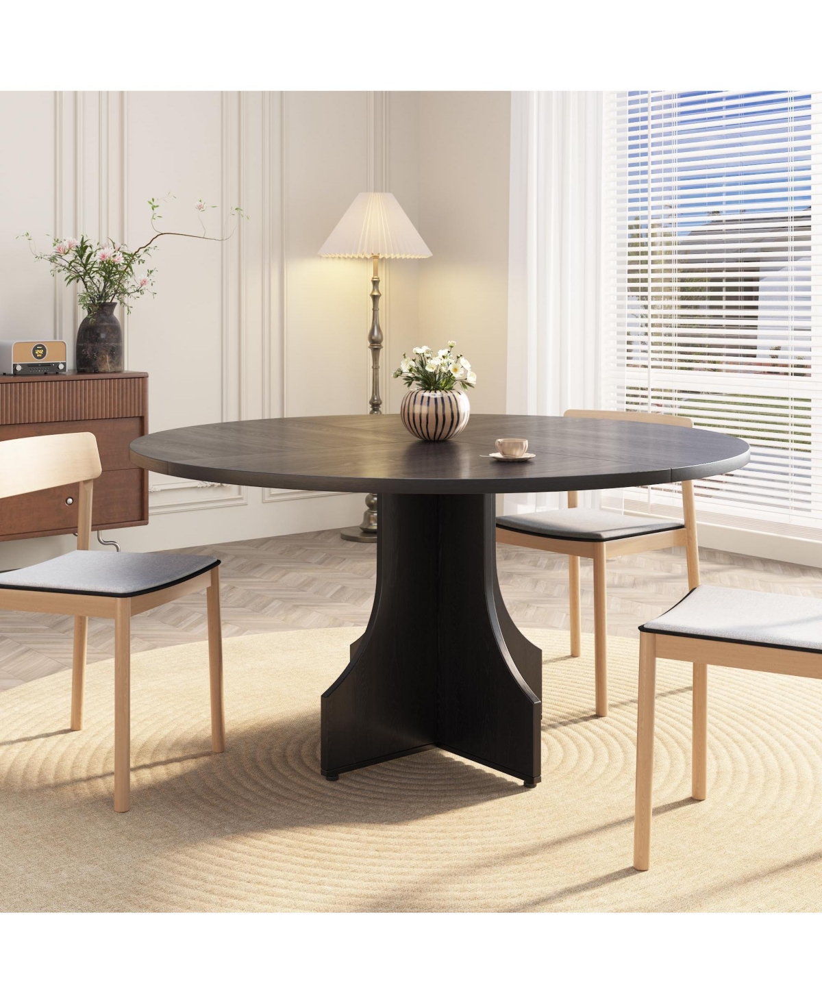 Click here for gaomon 47 Inch Round Dining Table for 4-6 People... prices