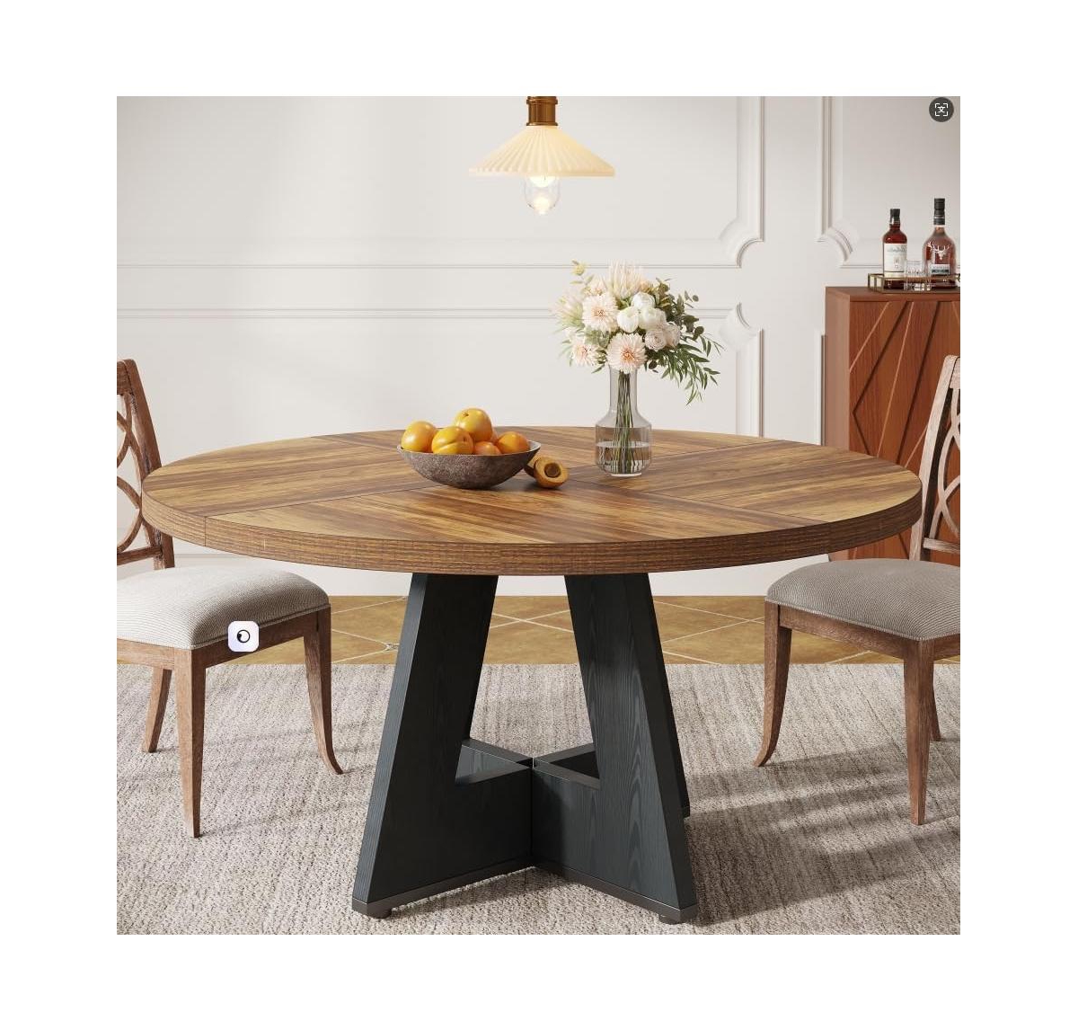 Click here for Tribesigns Farmhouse Dining Table 47 Round Dinner... prices
