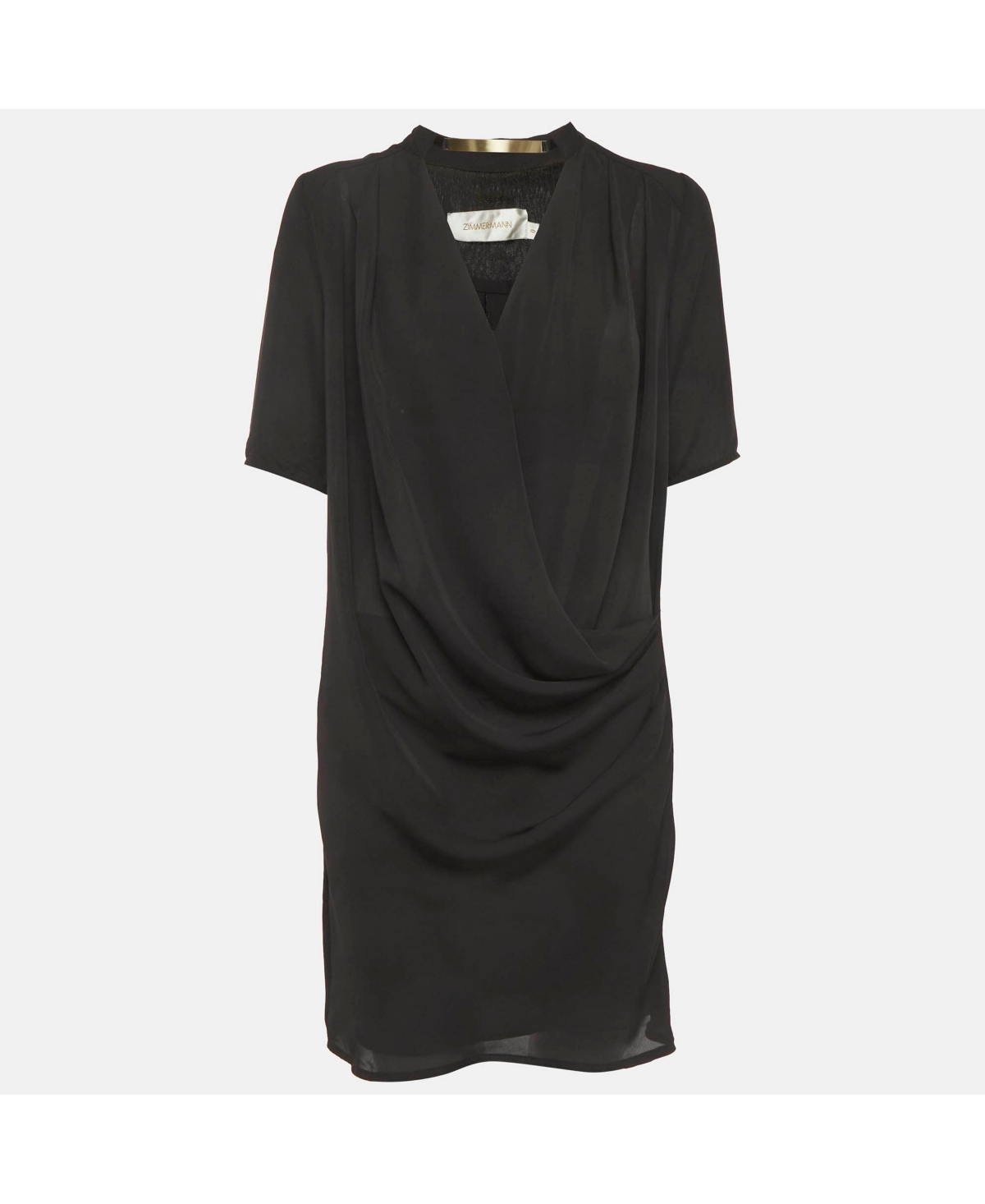 Click here for Pre-Owned Zimmermann Womens Crepe Draped Mini Dres... prices