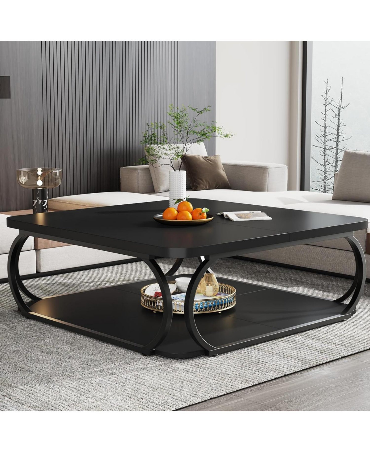 Click here for Tribesigns Coffee Table with Open Storage Shelf fo... prices