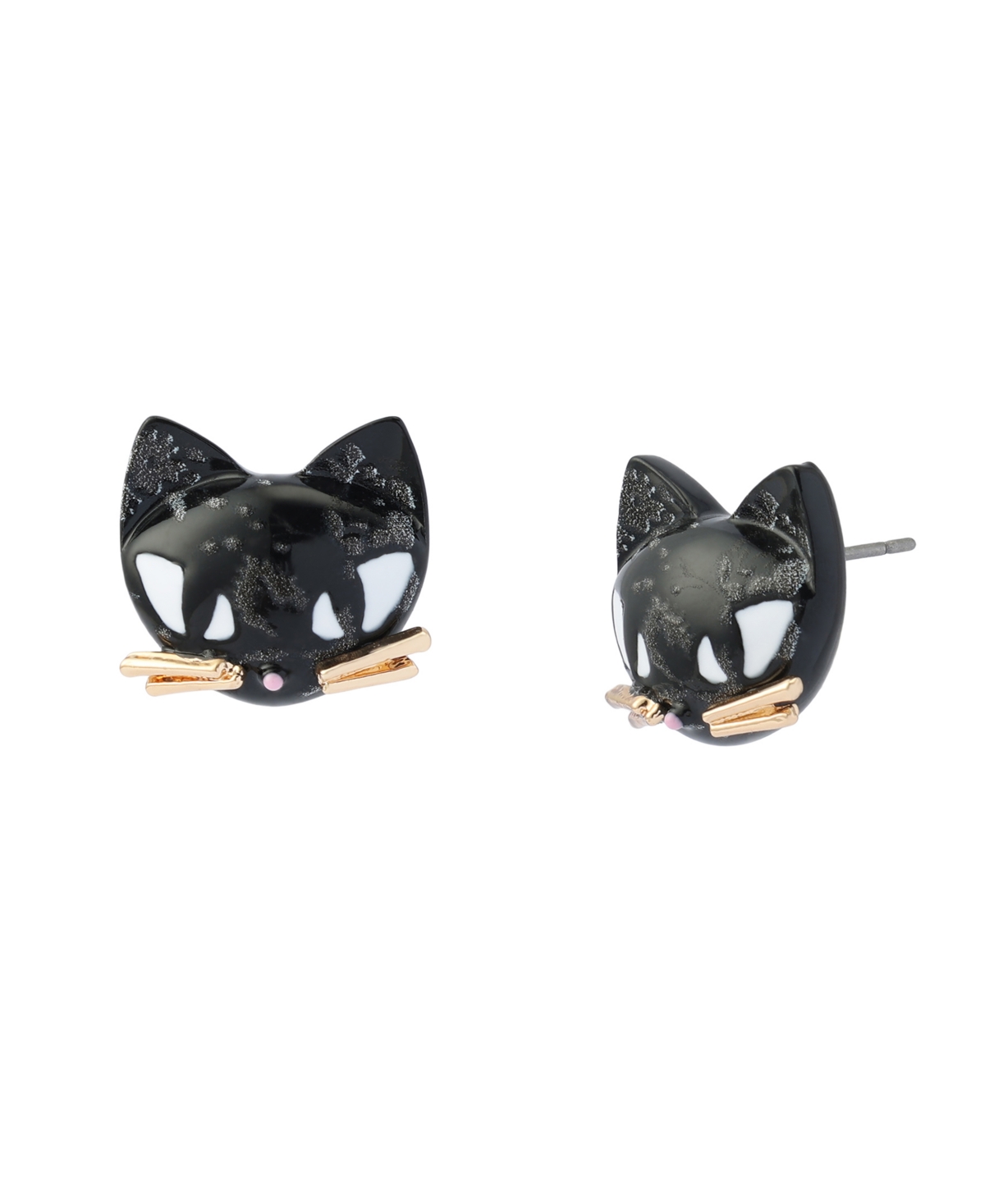 Click here for Betsey Johnson Black Pretty Spooky Cat Stud Earrin... prices
