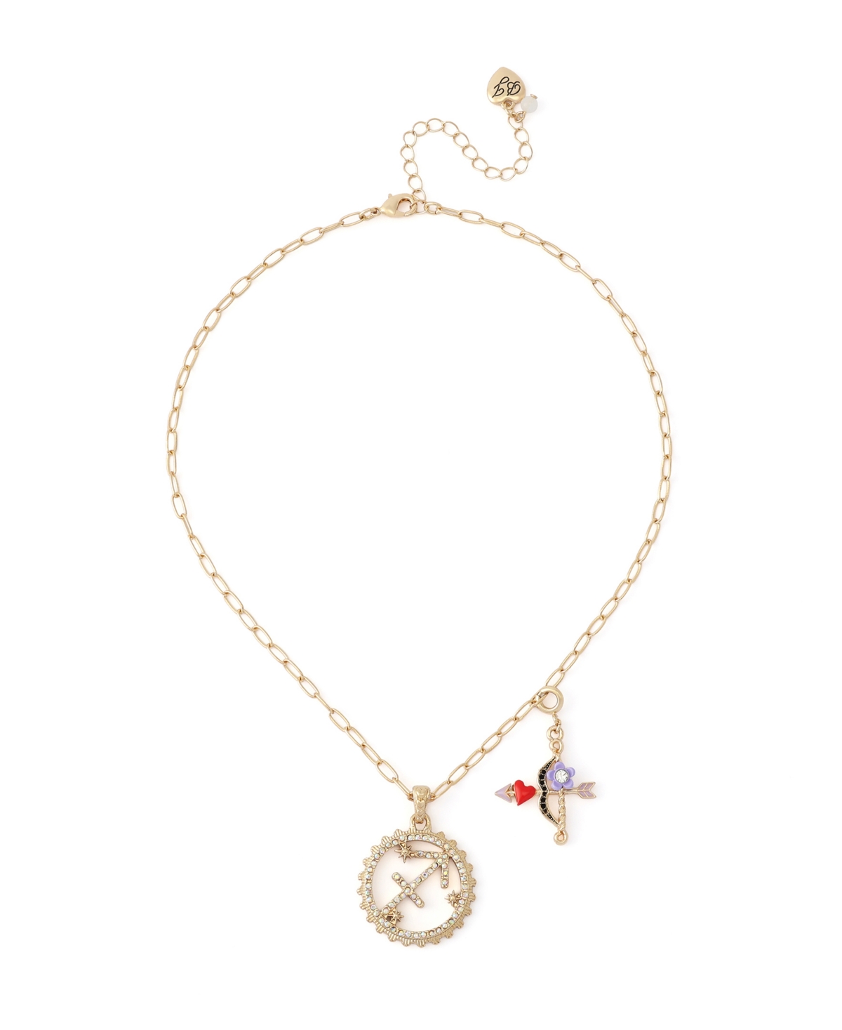 Click here for Betsey Johnson Faux-Stone Sagittarius Celestial Pe... prices
