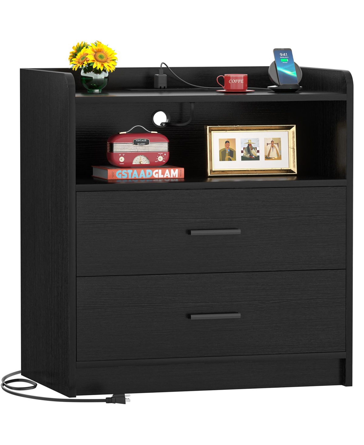 Click here for Aheaplus Nightstand with Charging Station  Sofa Si... prices
