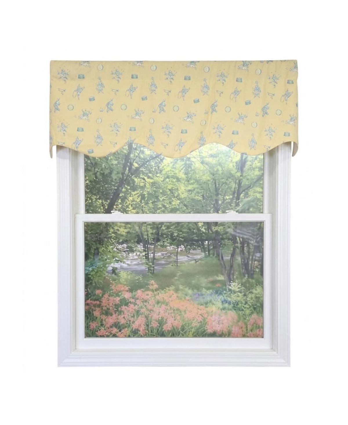 Click here for Rlf Home Circus Provance Window Valance 100 Cotton... prices