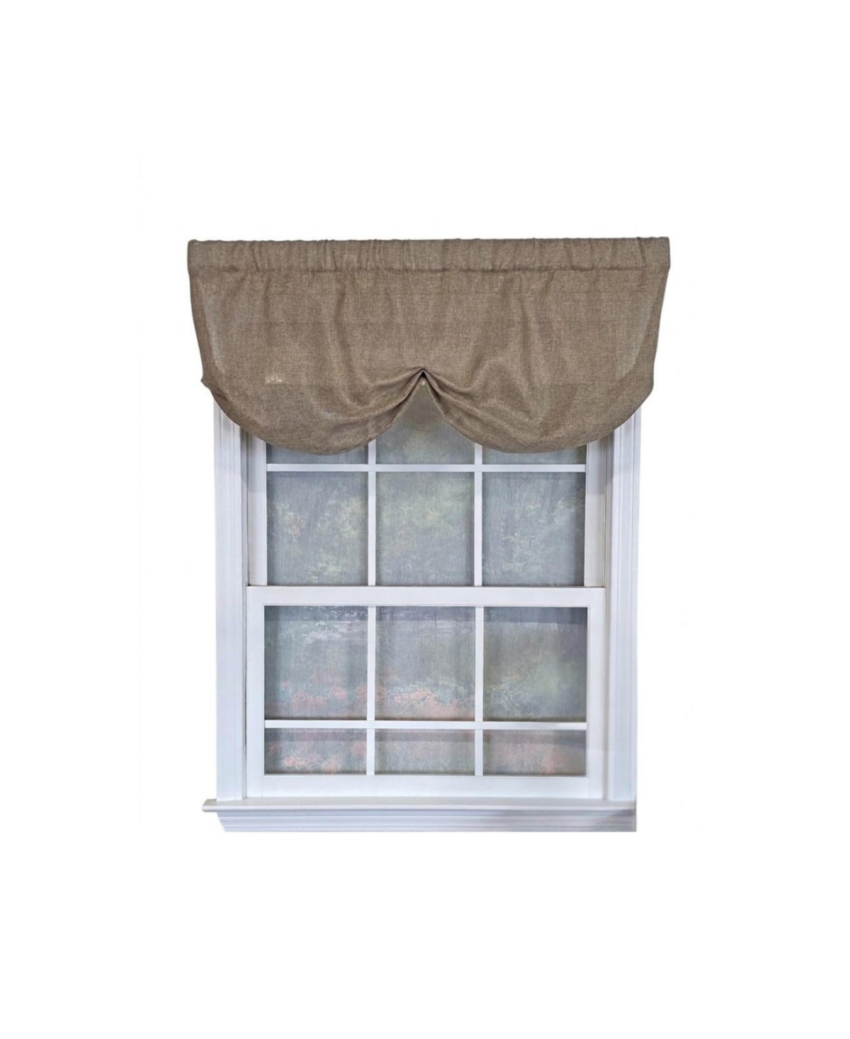 Click here for Rlf Home Linen Sheer Stationary Balloon Window Val... prices