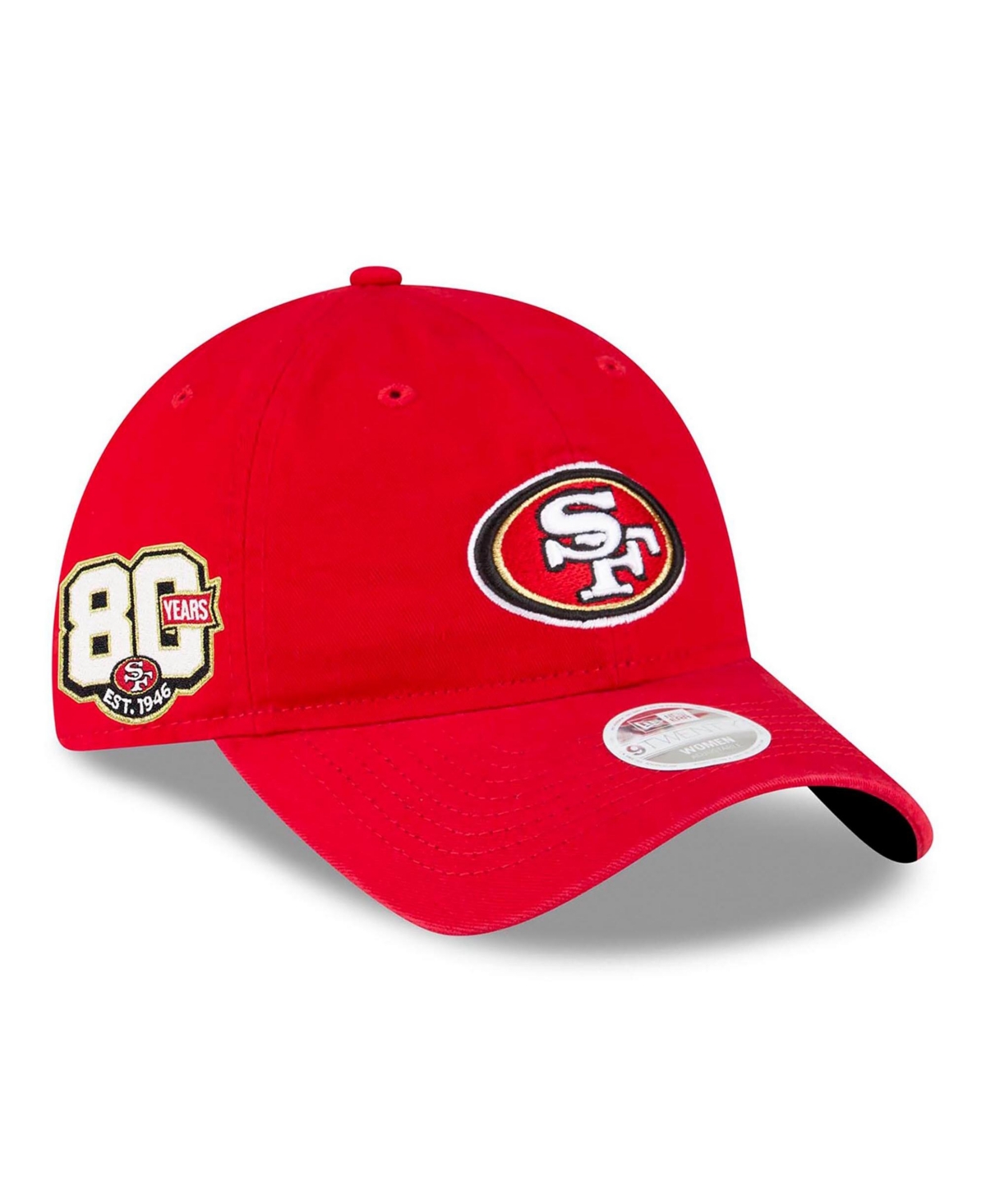Click here for New Era Womens Scarlet San Francisco 49ers 80th An... prices
