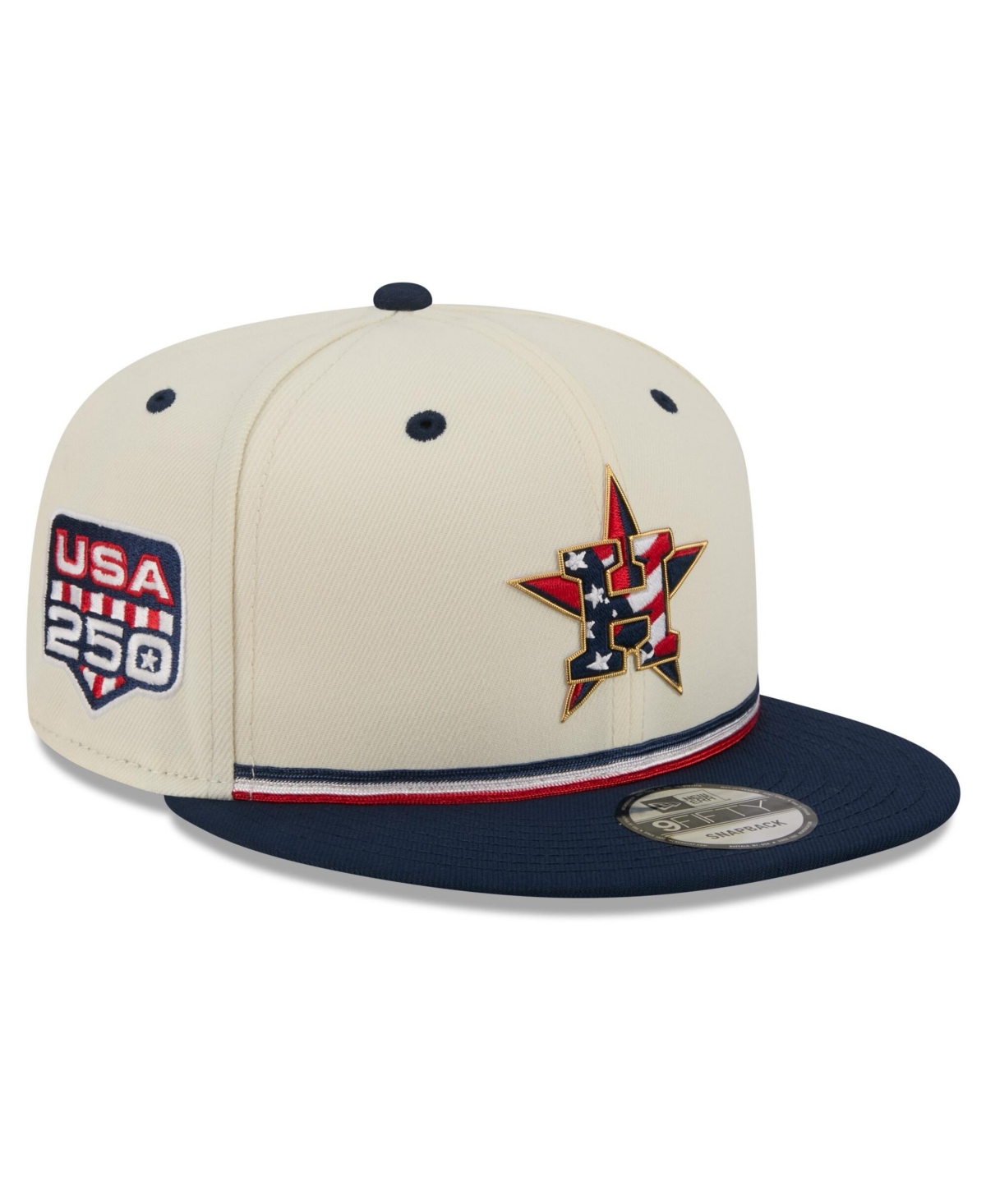 Click here for New Era Mens Cream/Navy Houston Astros Usa 250 Fou... prices