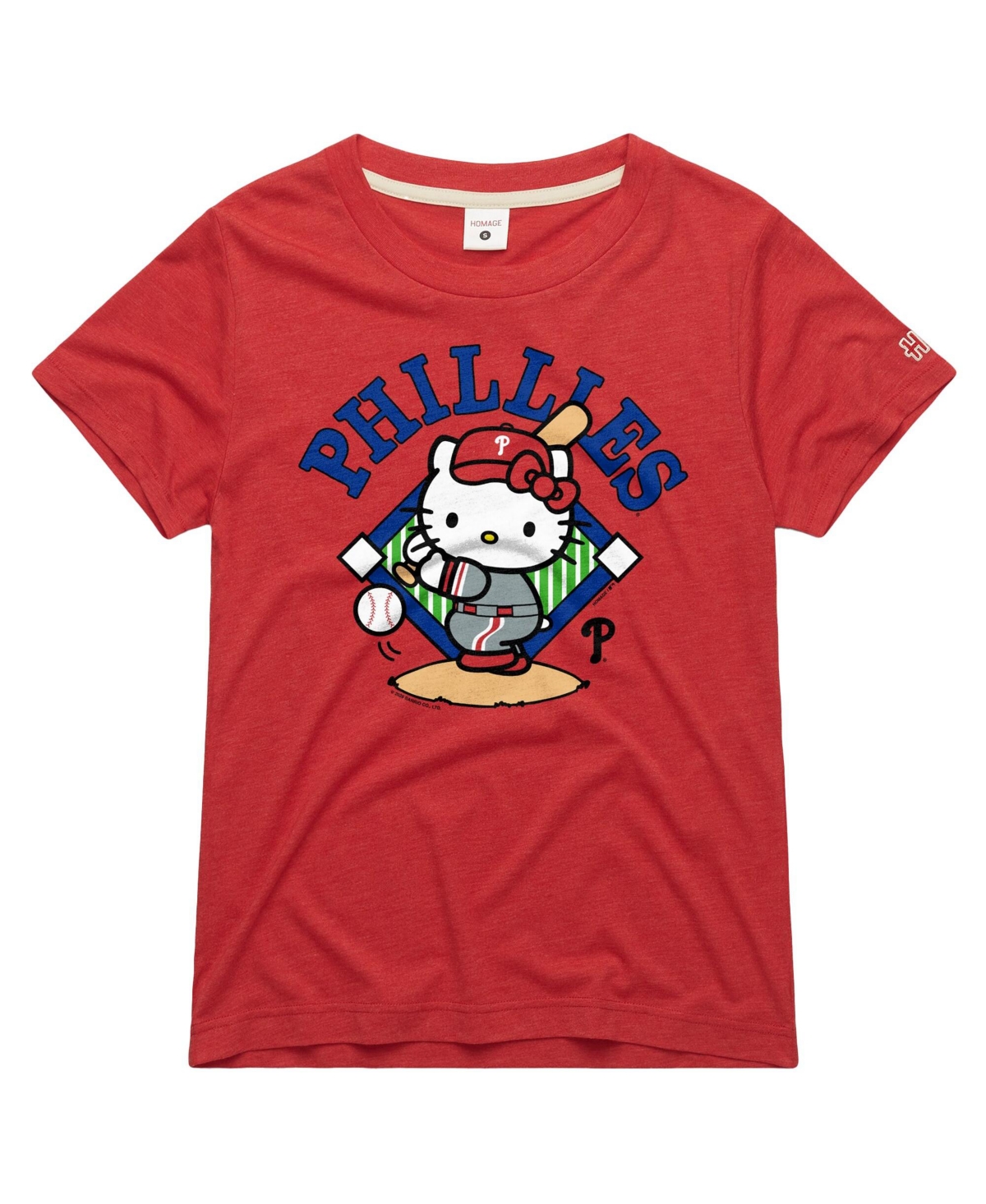 Click here for Homage Womens Red Philadelphia Phillies Hello Kitt... prices