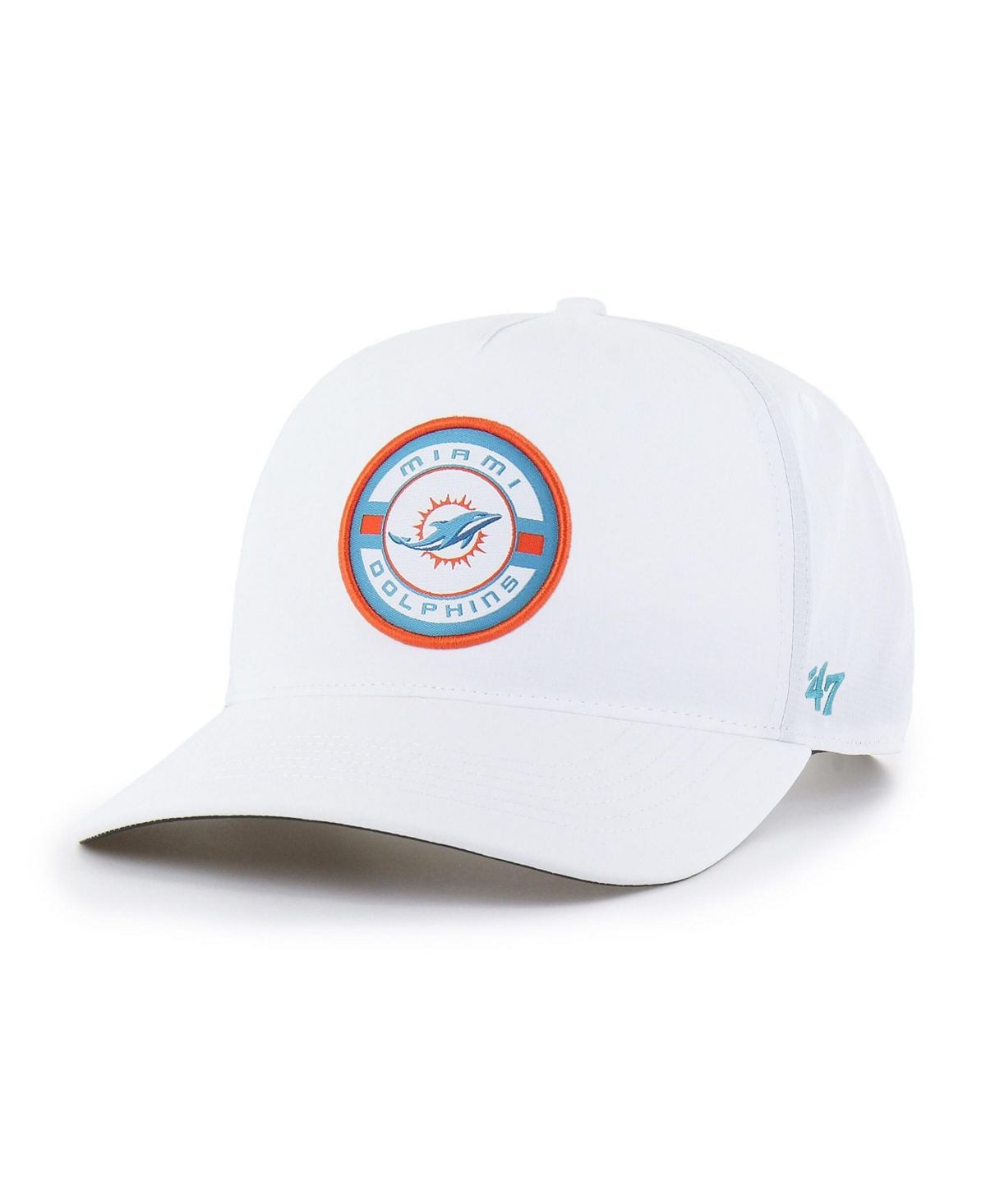 Click here for 47 Brand Mens White Miami Dolphins Strand Adjustab... prices