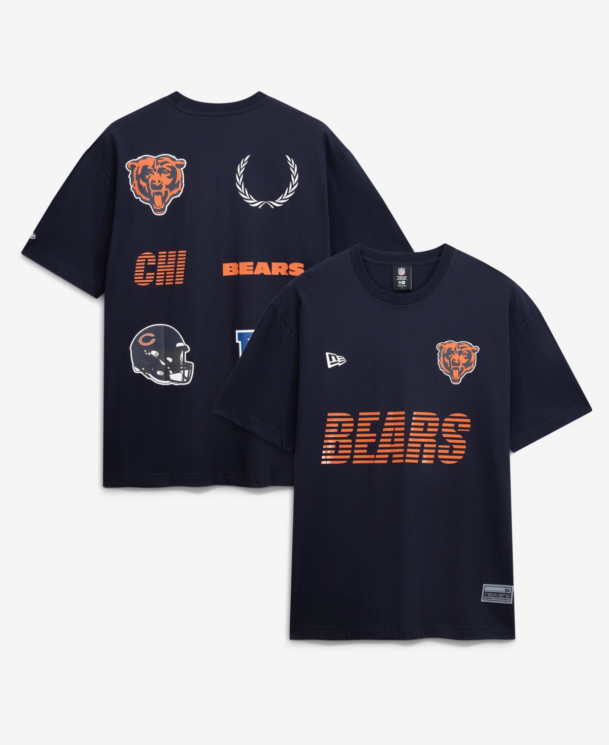 Click here for New Era Mens Navy Chicago Bears Match T-Shirt - Na... prices