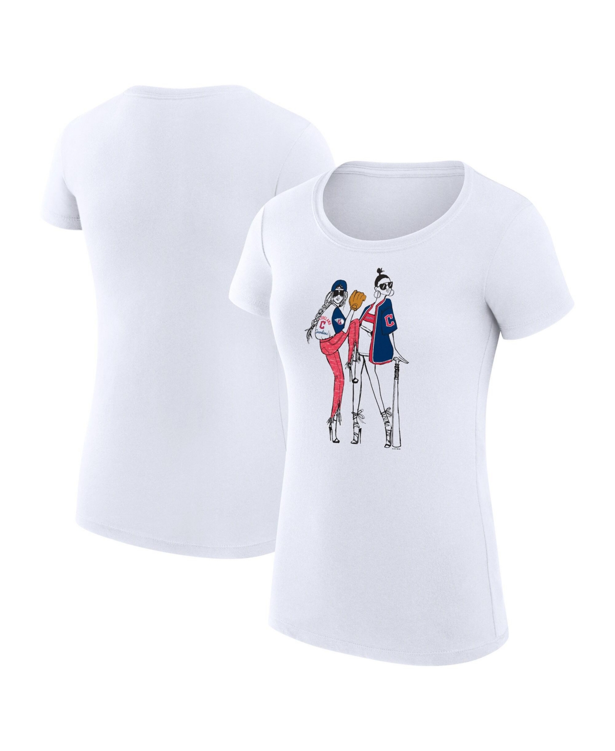 Click here for G-iii 4Her by Carl Banks Womens White Cleveland Gu... prices