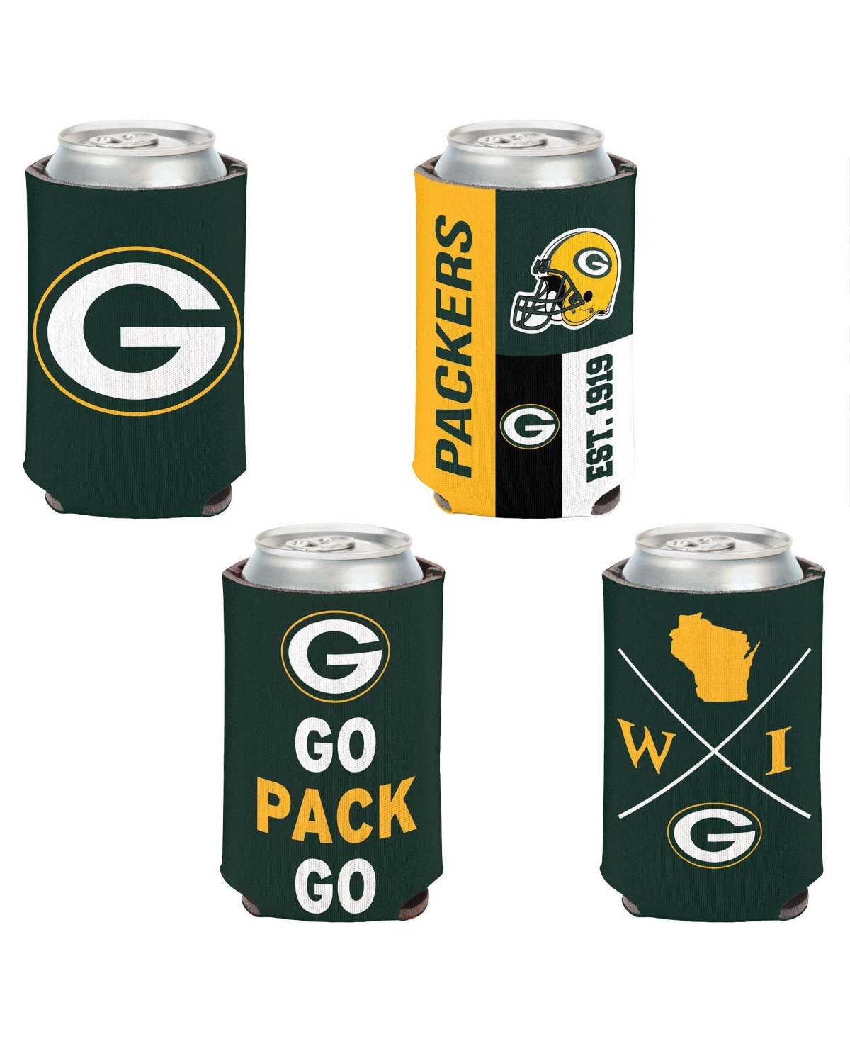 Click here for Wincraft 4-Pack Green Bay Packers 12oz. Can Cooler... prices