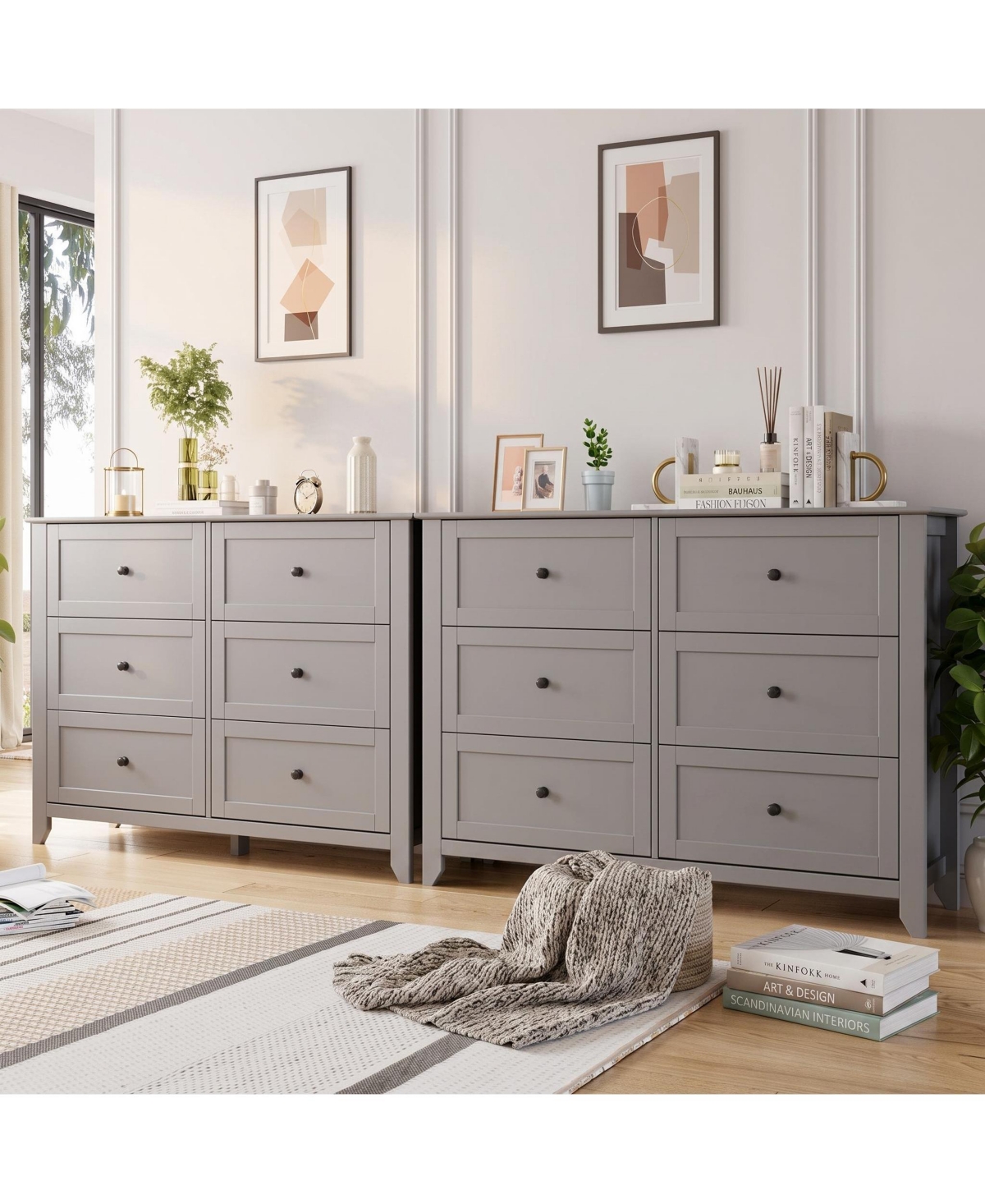 Click here for gaomon2 Set of 6 Drawers Dresser for Bedroom  54 M... prices
