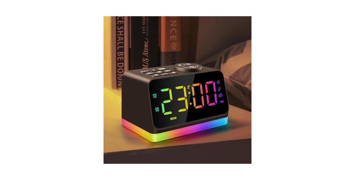 Click here for Jall 5 Inch Digital Alarm Clock with Rgb Font Fm R... prices