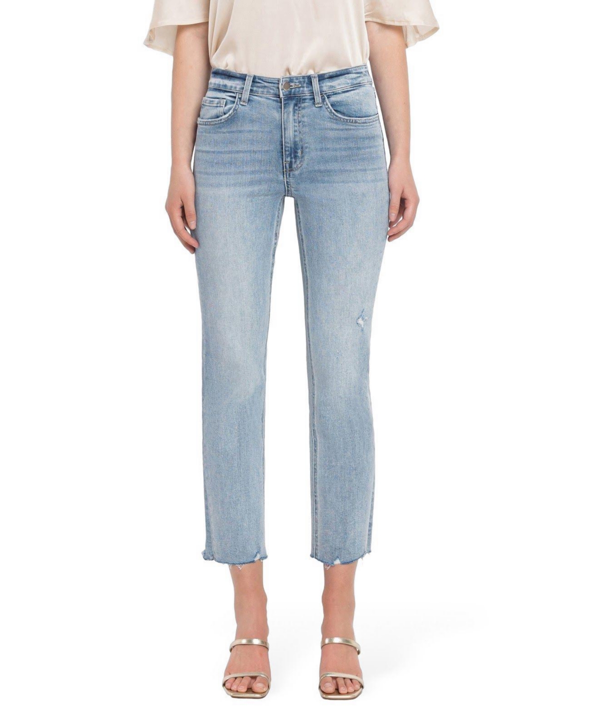 Click here for Flying Monkey Womens High Rise Crop Straight Jeans... prices