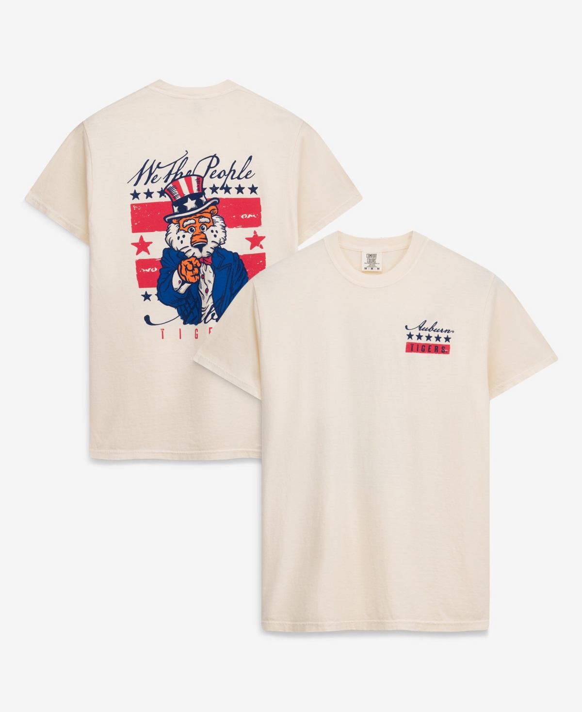 Click here for Image One Mens Cream Auburn Tigers Uncle Sam Masco... prices