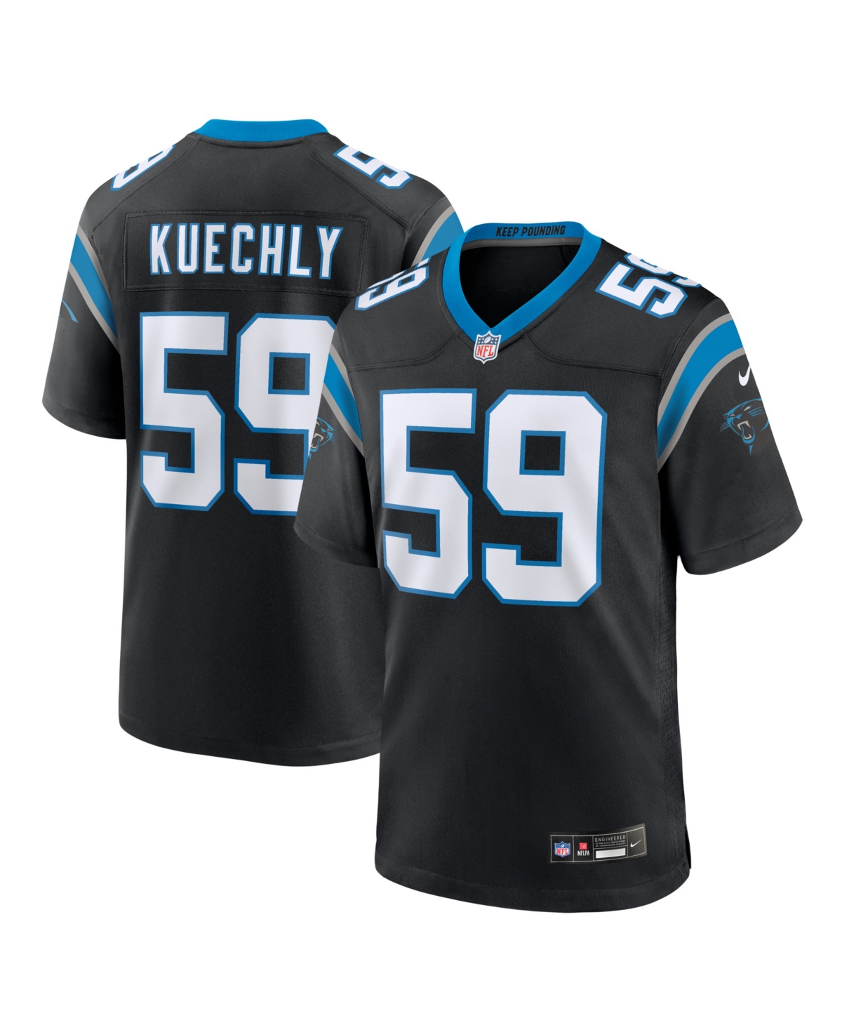 Click here for Nike Mens Luke Kuechly Black Carolina Panthers Tea... prices