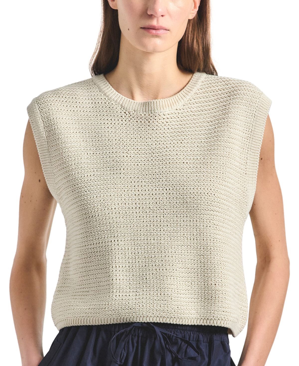Click here for Derek Lam 10 Crosby Womens Vivienne Mesh Knit Slee... prices