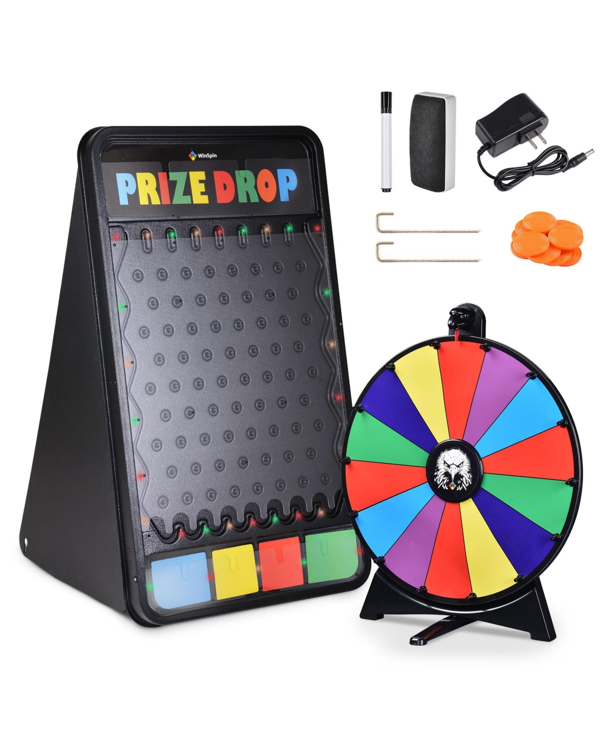 Click here for WinSpin 41x25 Prize Drop Board with Led Light and... prices