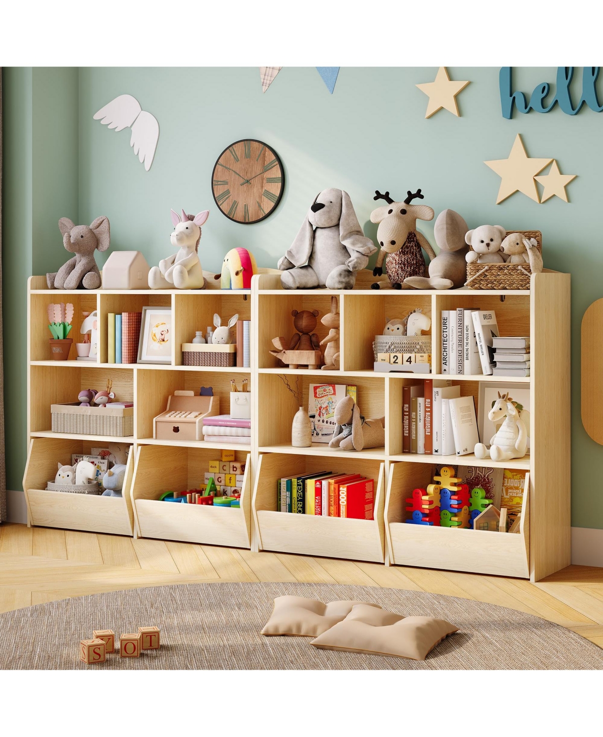 Click here for gaomon Set of 2 Toy Storage Organizer with Movable... prices