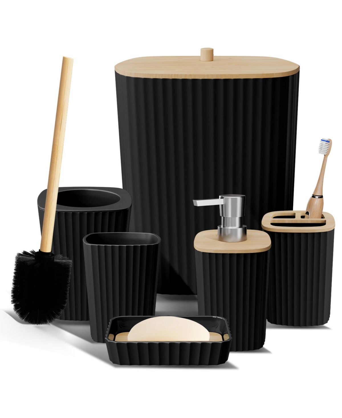 Click here for Clara Clark 6-Piece Complete Holiday Bathroom Deco... prices