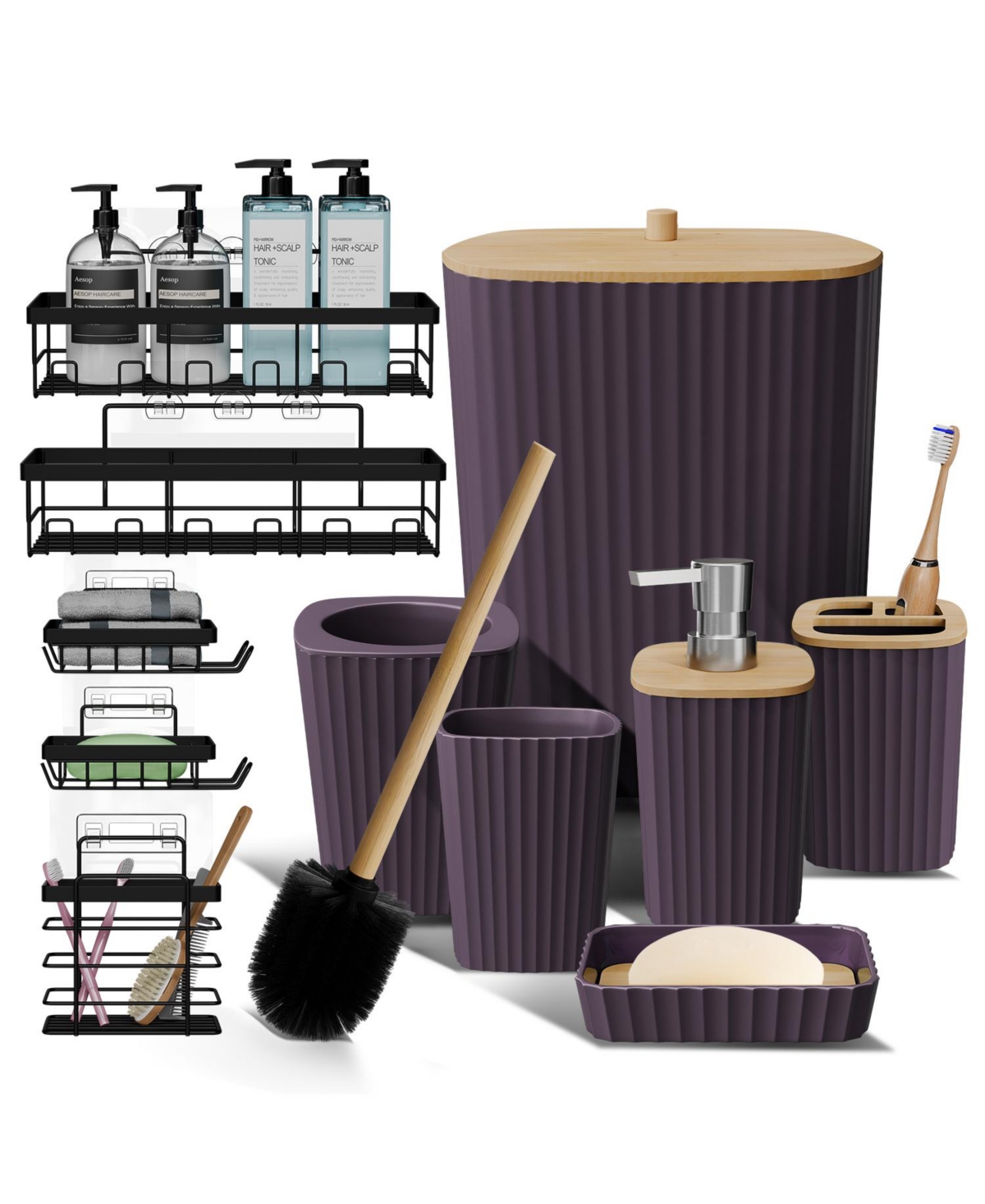 Click here for Clara Clark Modern Complete Bathroom Decor and Sho... prices