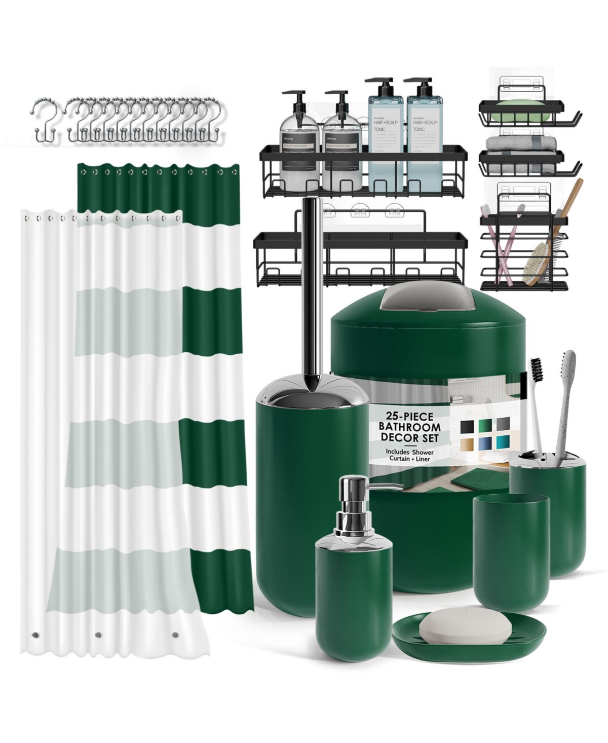 Click here for Clara Clark Piece Complete Bathroom Set with Showe... prices