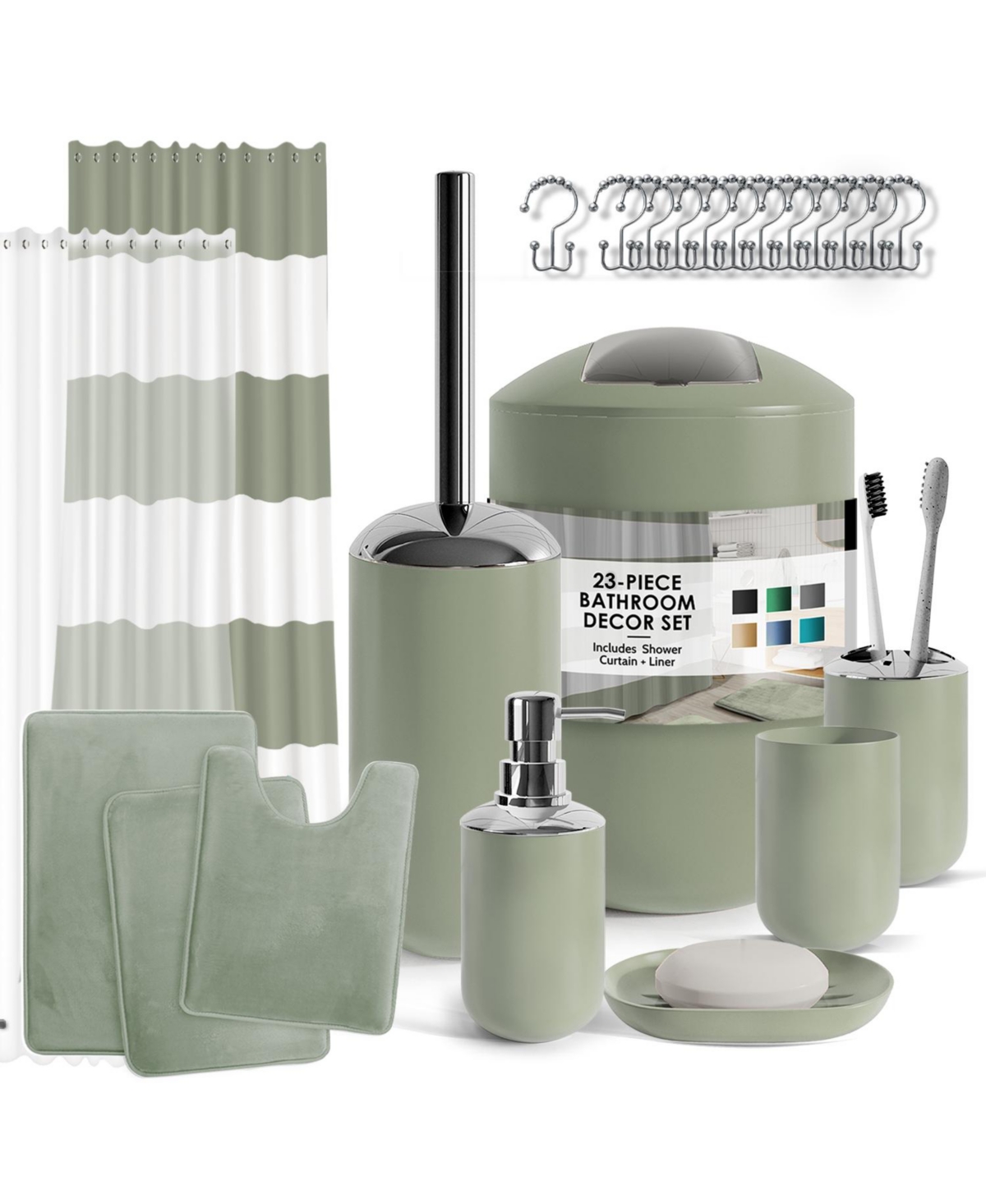 Click here for Clara Clark Complete Bathroom Set with Bath Rugs S... prices