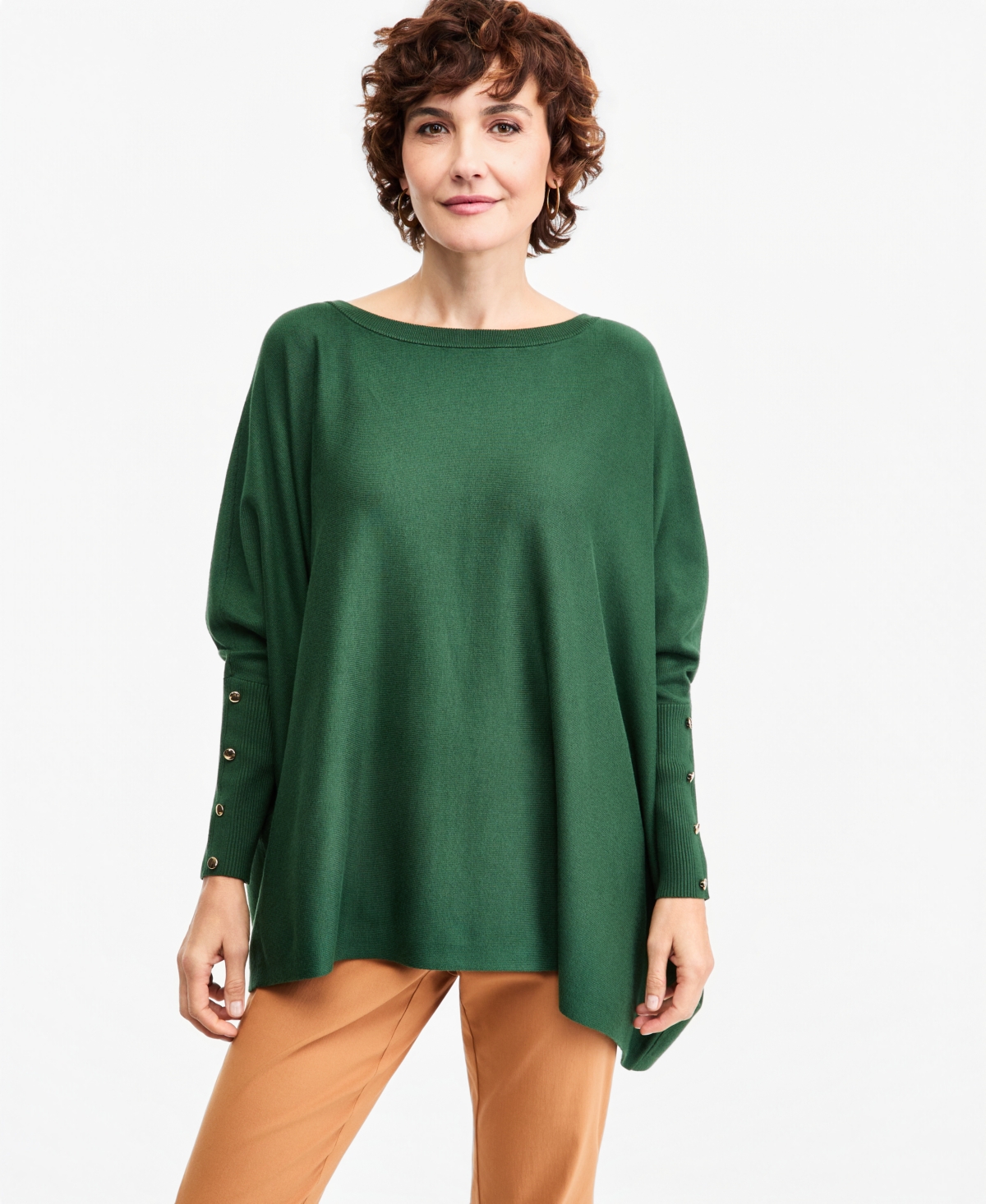 Click here for Jm Collection Womens Boatneck Poncho Sweater  Macy... prices