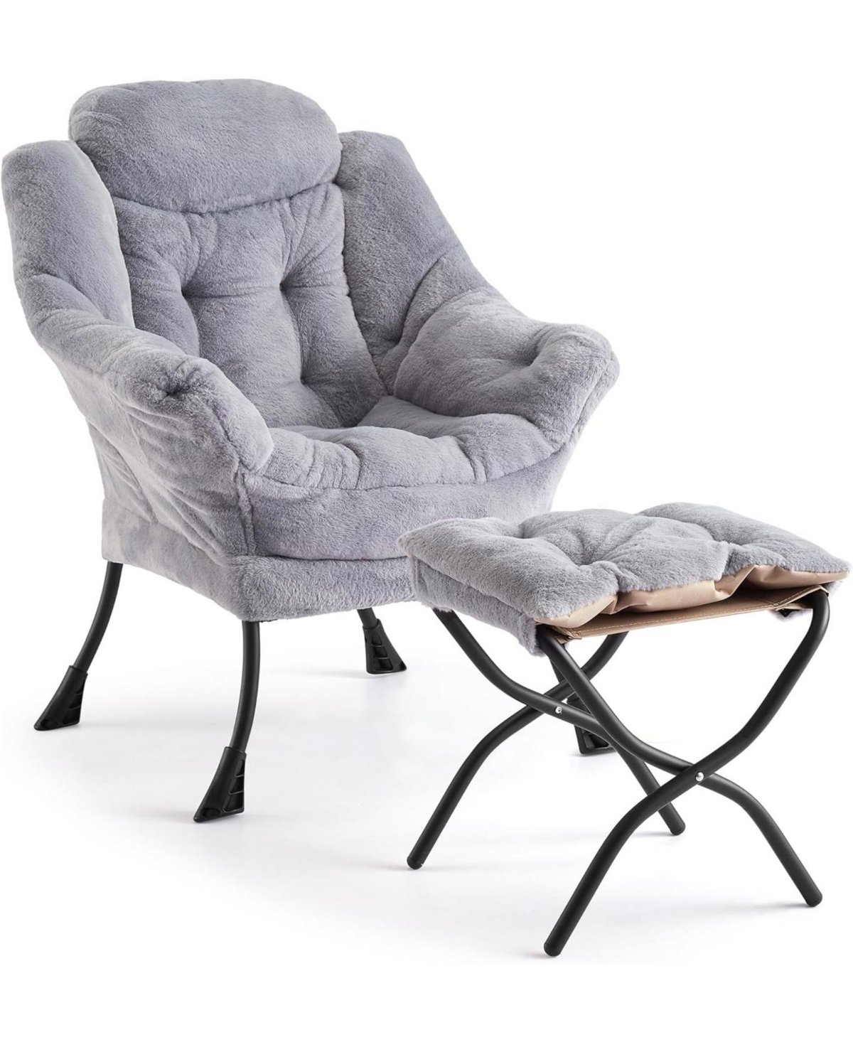 Click here for gaomon Lazy Chair with Ottoman  Large Lounge Accen... prices
