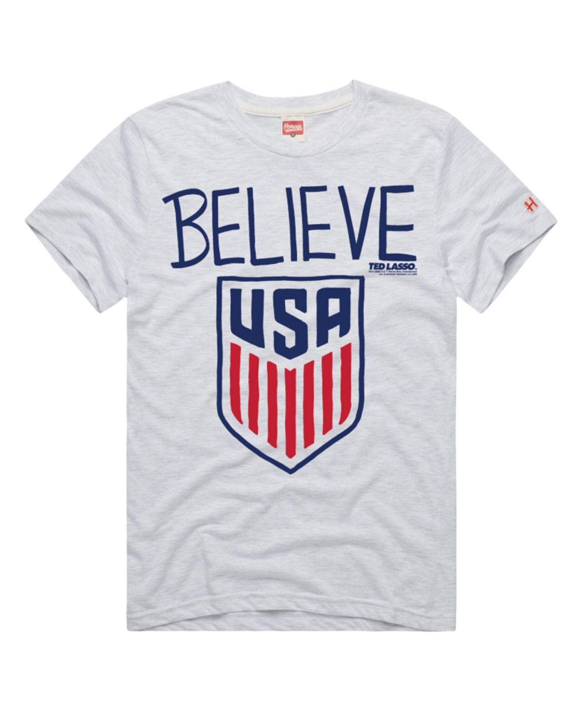 Click here for Homage Mens and Womens Gray Usmnt Ted Lasso Believ... prices
