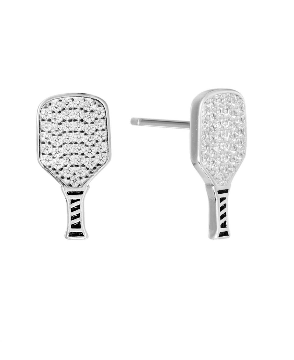 Click here for Macys Cubic Zirconia Pickleball Paddle Stud Earrin... prices