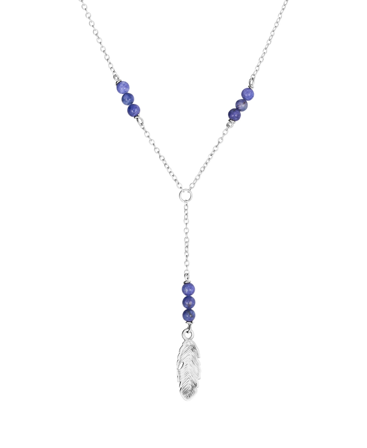 Click here for Macys Double Teardrop Beaded 16 +2 Mirror Y-Neckla... prices