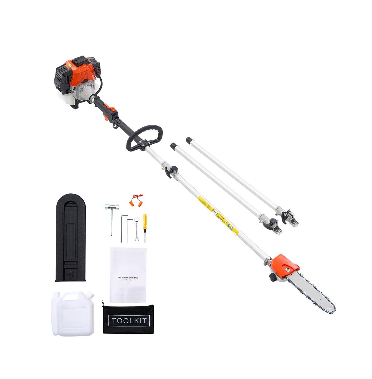 Click here for Sugift Gas Pole Saw 43CC 2 Stroke Gas Powered Pole... prices