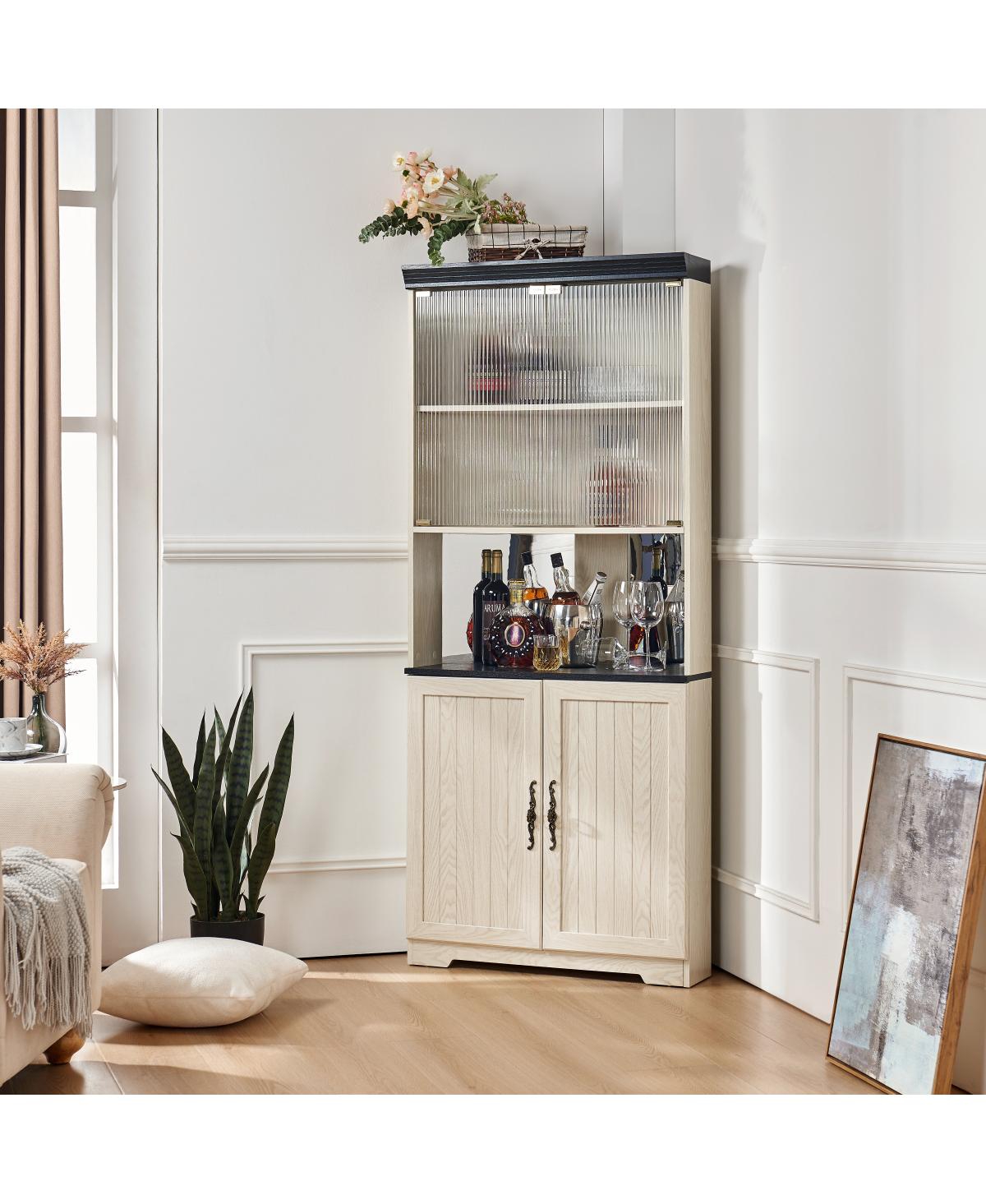 Click here for Streamdale Furniture 70.86 Tall 5-Tier Corner Stor... prices