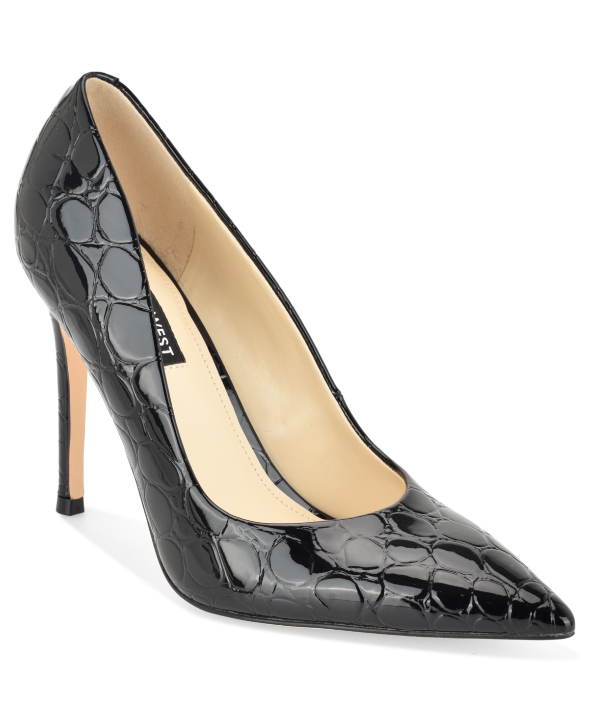 Click here for Nine West Womens Fresh Slip-On Stiletto Pumps - Bl... prices