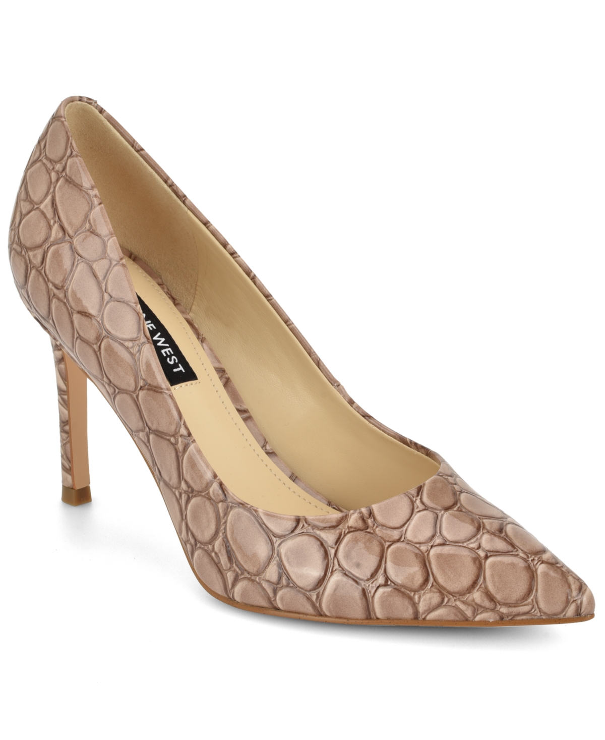 Click here for Nine West Womens Fresh Slip-On Stiletto Pumps - Na... prices