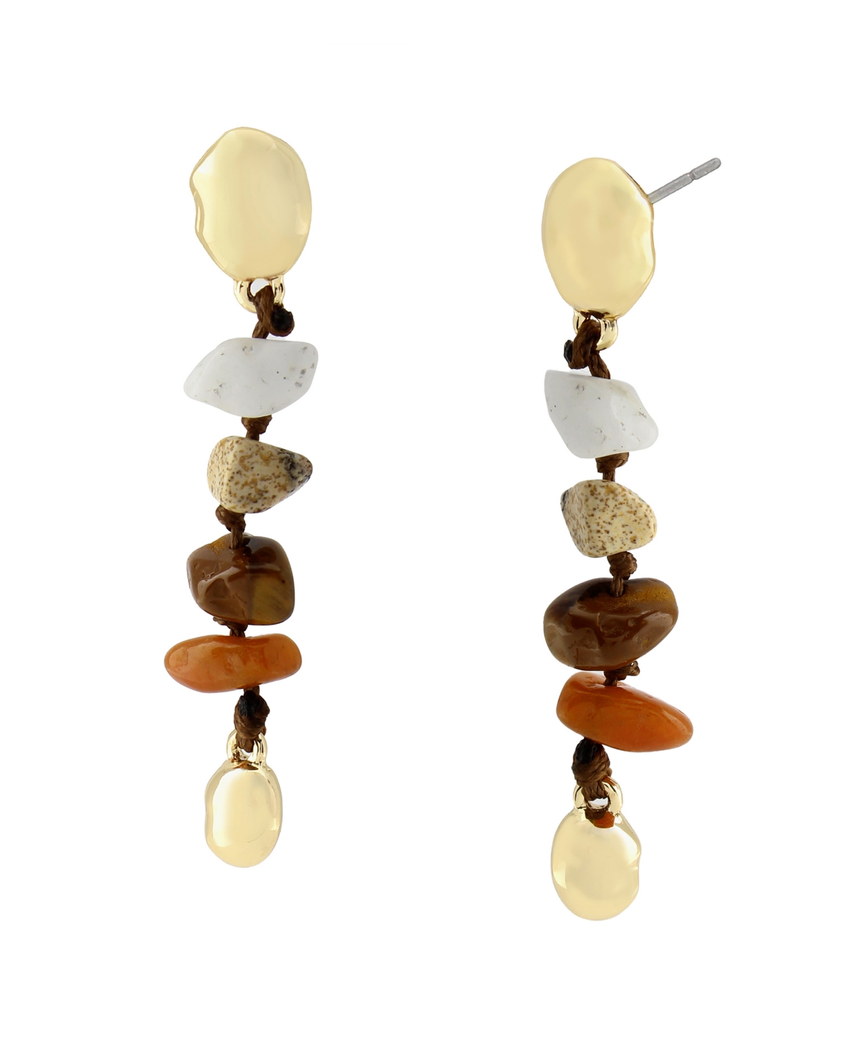 Click here for Robert Lee Morris Soho Multi-Colored Chip Stone Li... prices