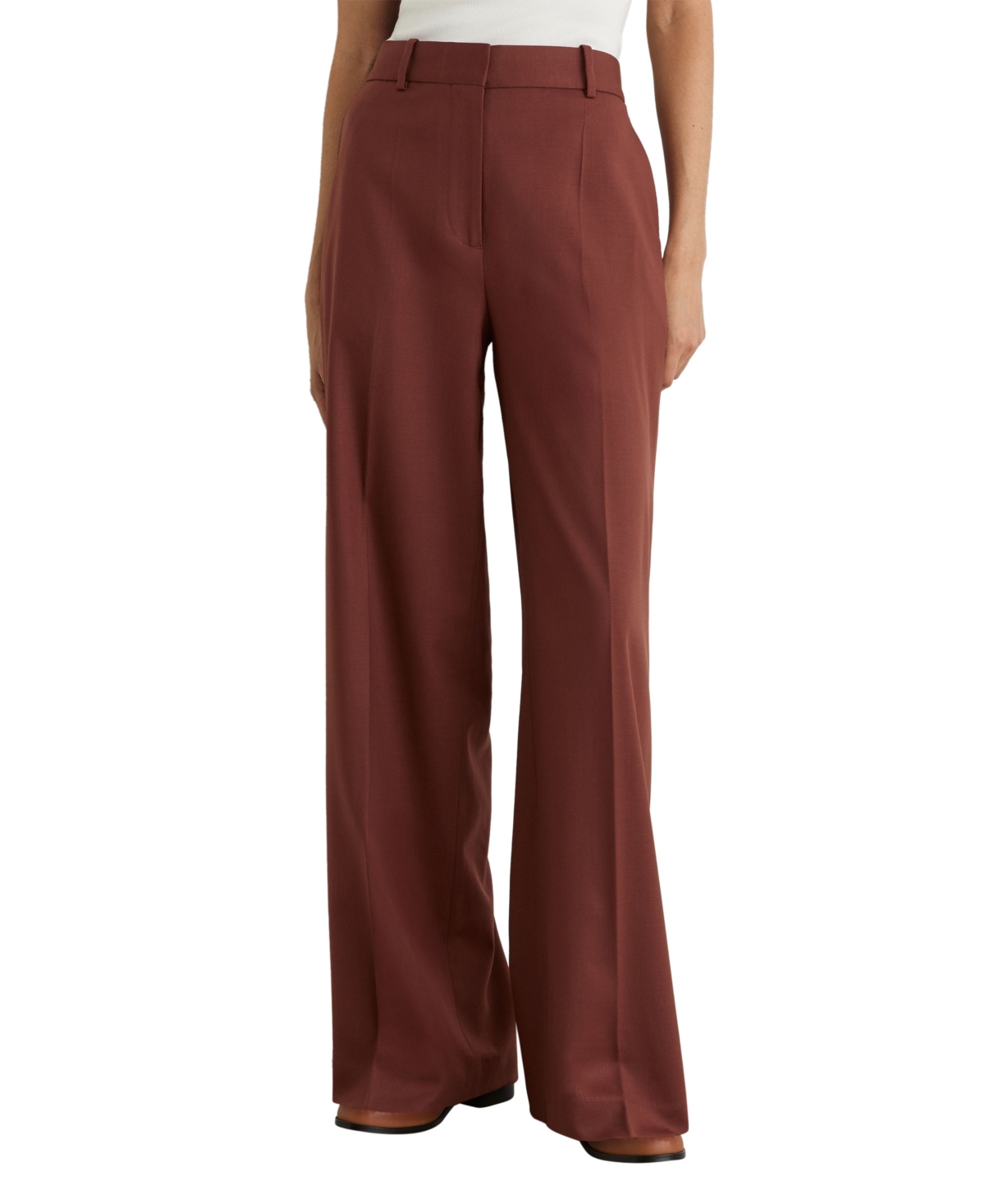 Click here for Reiss Petite Solene Wool-Blend Wide-Leg Trousers -... prices