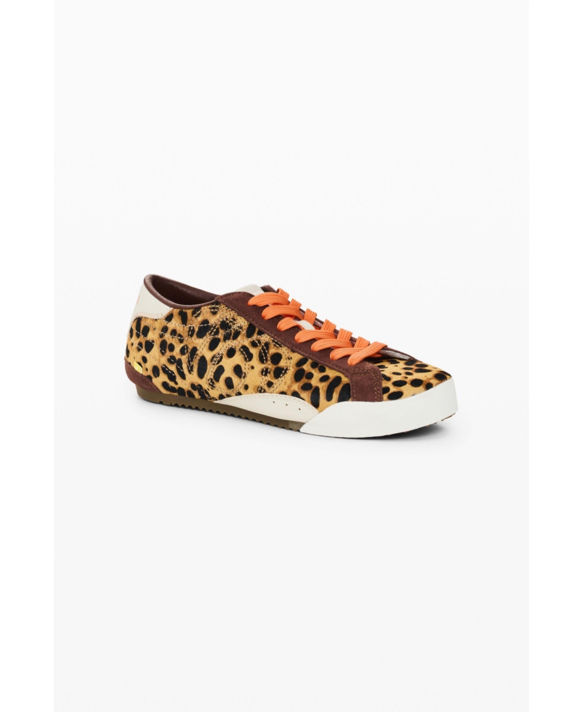Click here for Desigual Womens Animal Print Sneakers Leather - Mu... prices