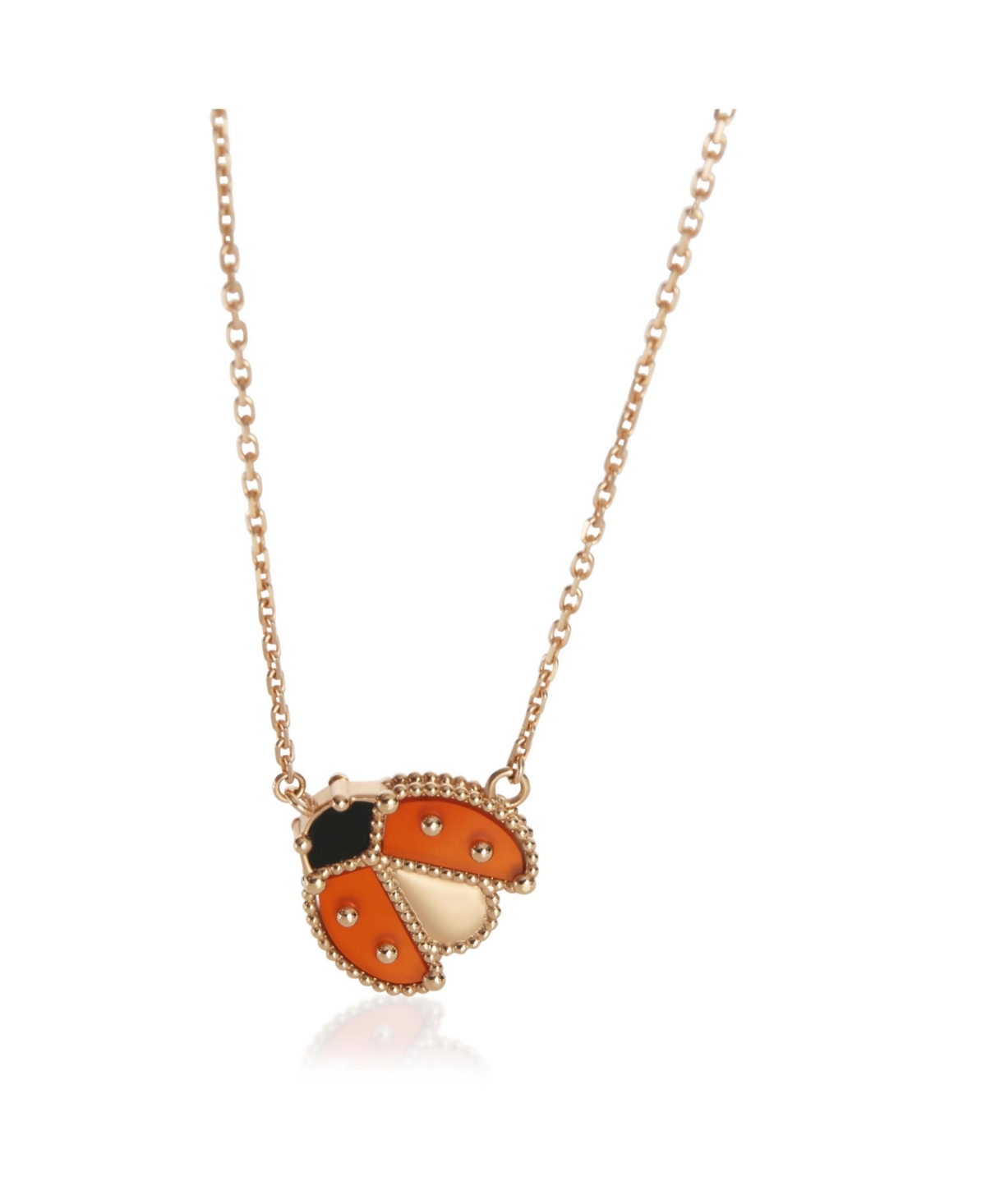 Click here for Pre-Owned Van Cleef & Arpels Rose Gold Carnelian a... prices