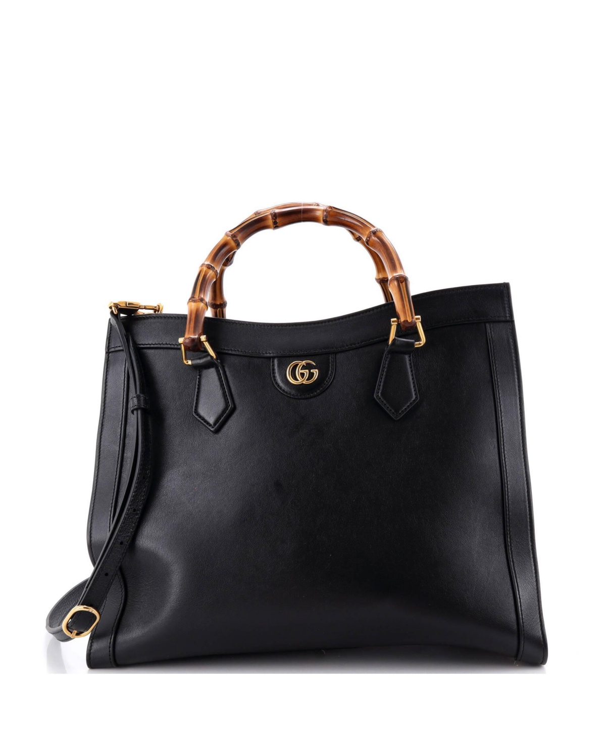 Click here for Pre-Owned Gucci Medium Diana Nm Bamboo Handle Tote... prices
