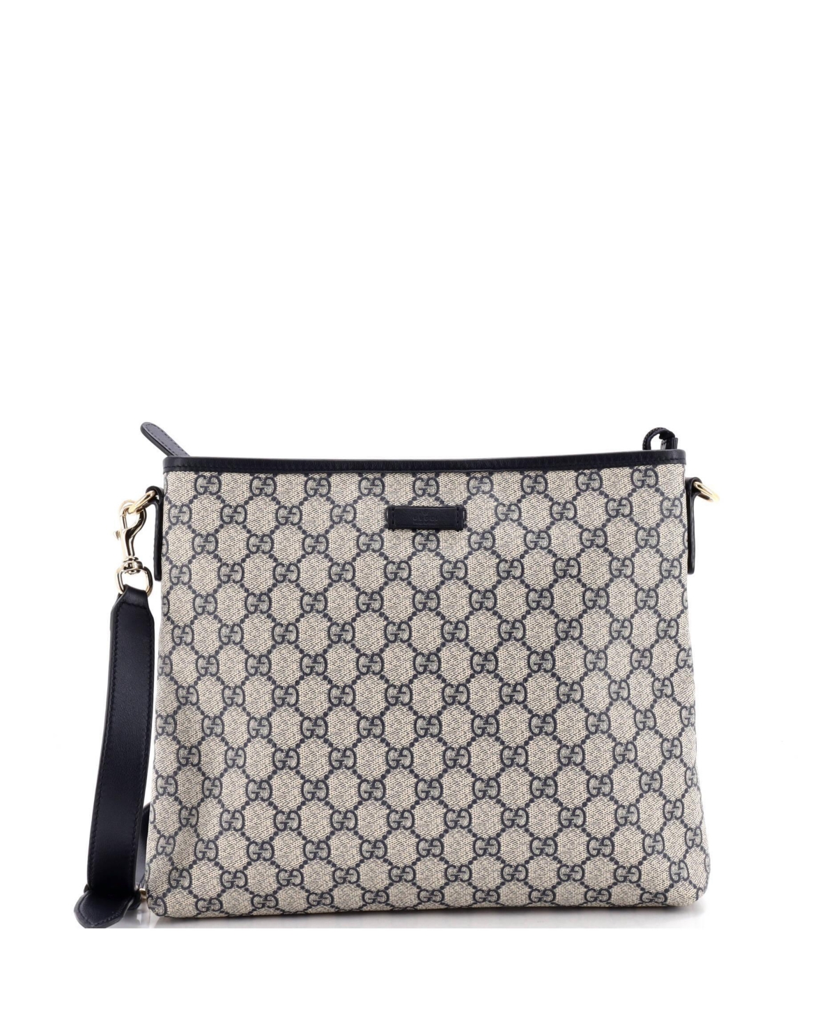 Click here for Pre-Owned Gucci Medium Zip Top Messenger Bag Gg Co... prices