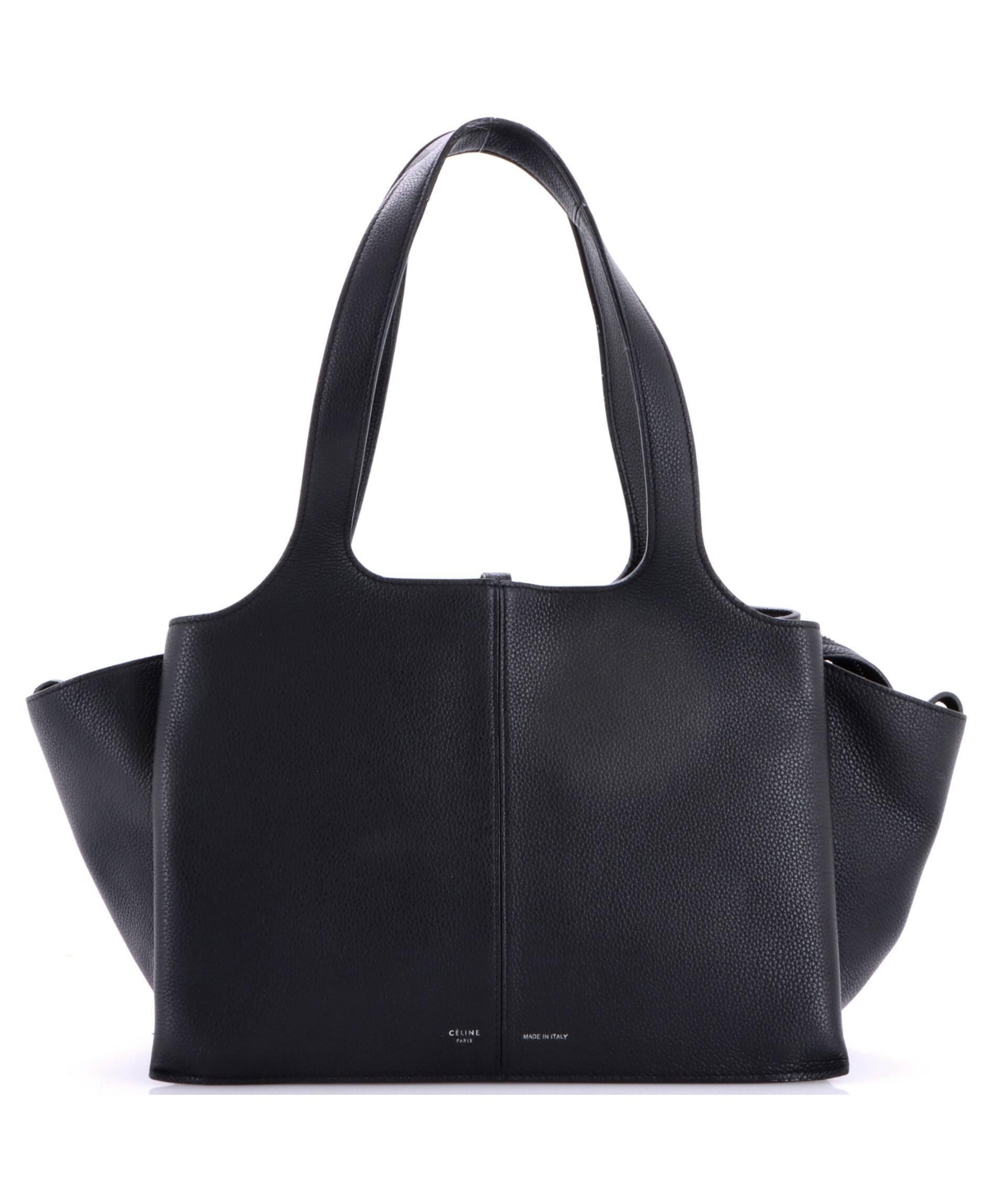 Click here for Pre-Owned Celine Small Tri-Fold Shoulder Bag Grain... prices