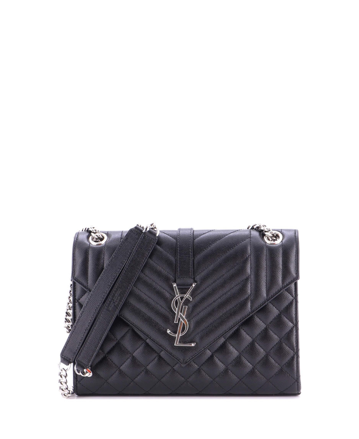 Click here for Pre-Owned Saint Laurent Medium Classic Monogram En... prices