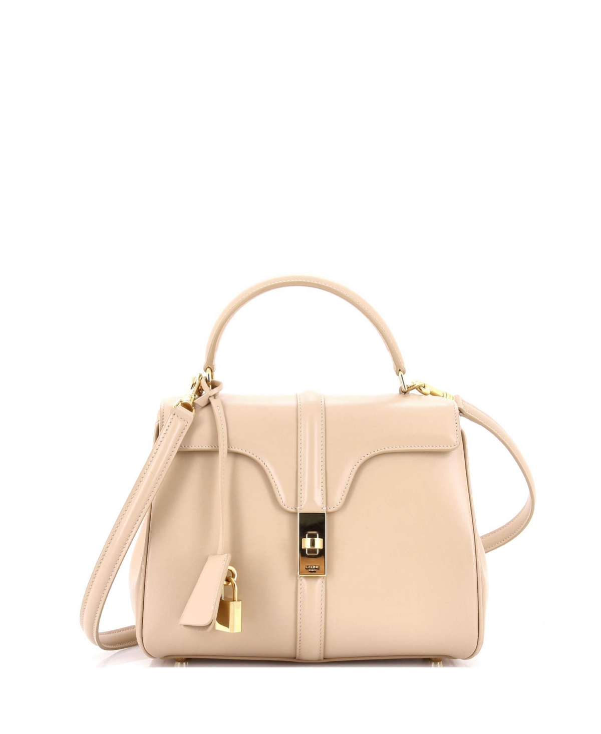 Click here for Pre-Owned Celine Small 16 Top Handle Bag Smooth Ca... prices