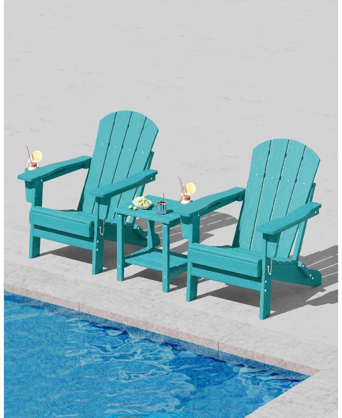 Click here for gaomon Set of 2 Hdpe Outdoor Patio Chair  Folding... prices