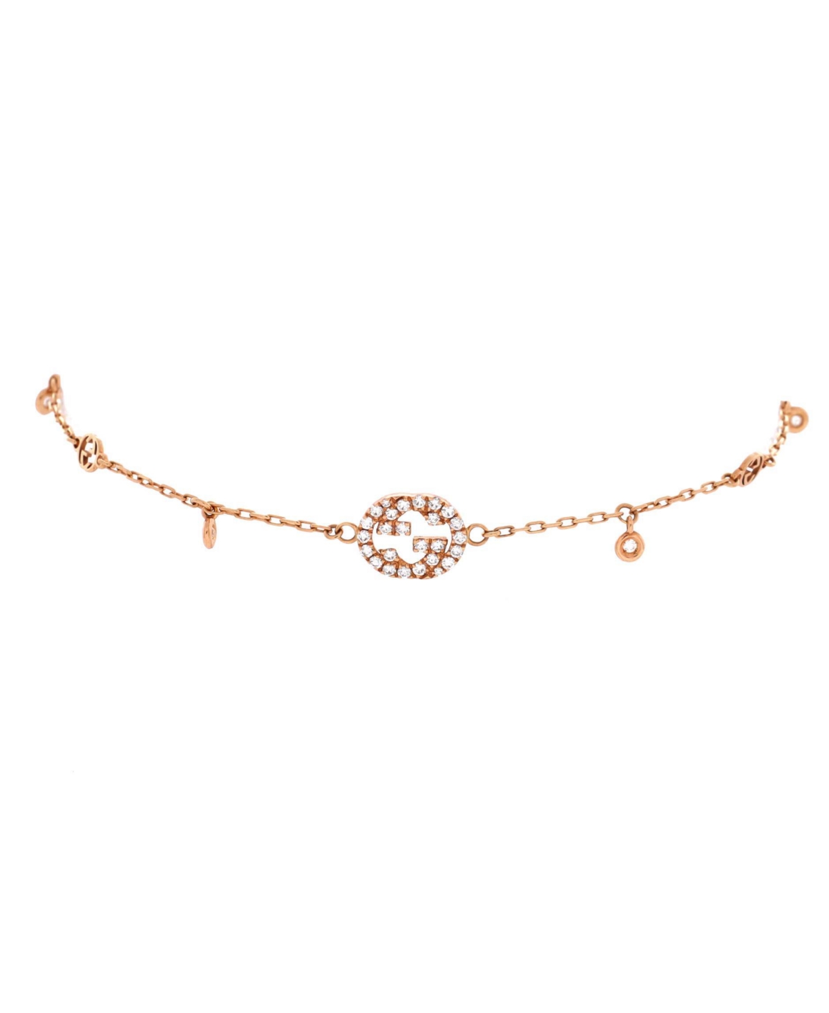 Click here for Pre-Owned Gucci Interlocking G Chain Bracelet - 18... prices
