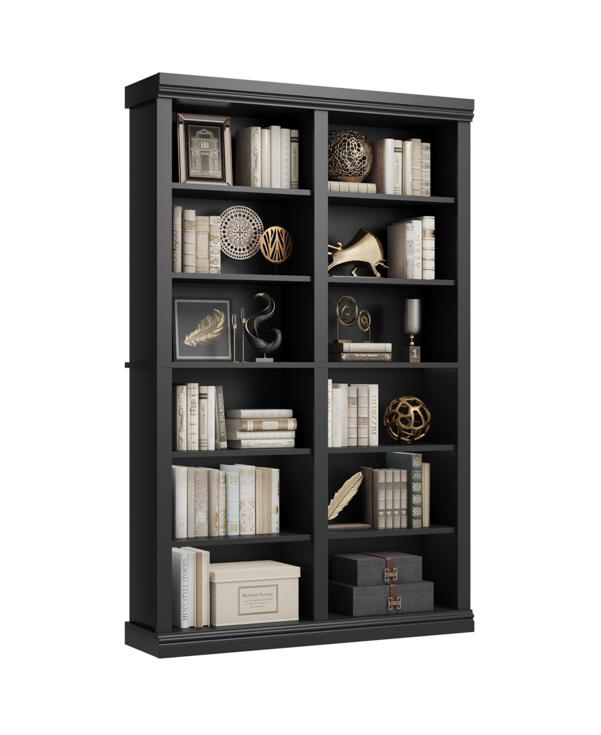 Click here for homfan 74.5 Inch Tall Bookshelf with Double Storag... prices