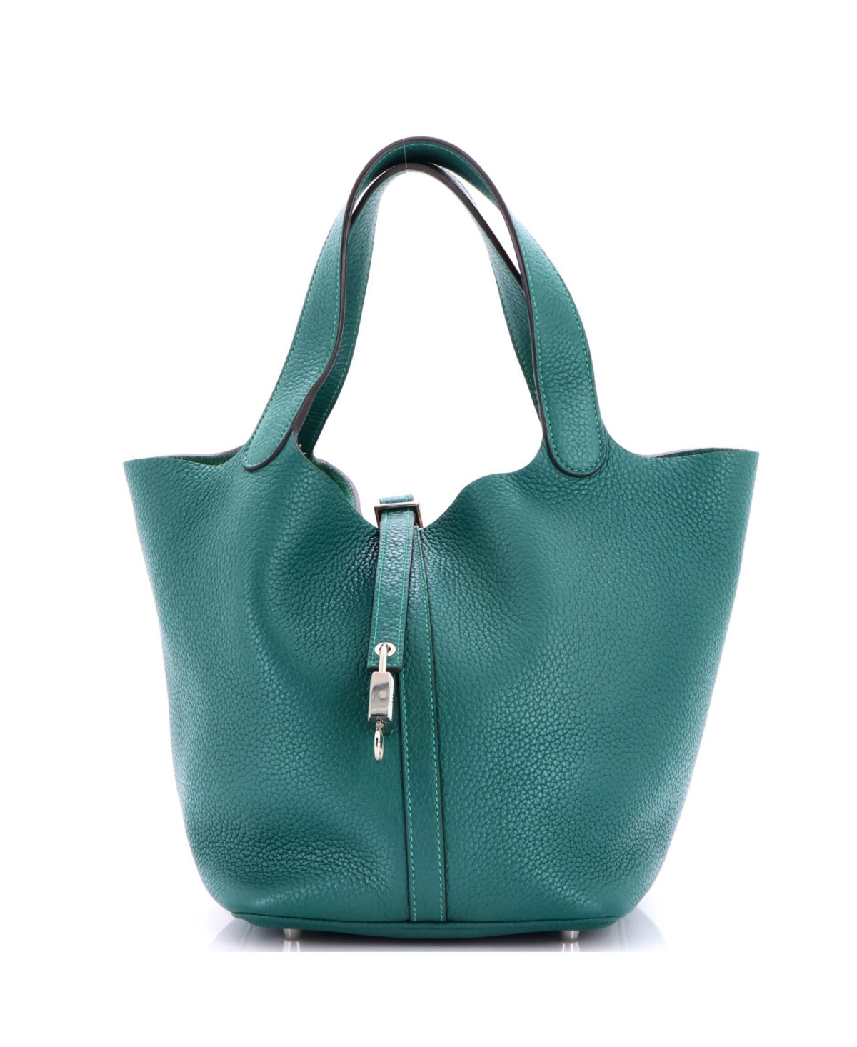 Click here for Pre-Owned HERMES 30 Garden Party Tote Toile and Le... prices